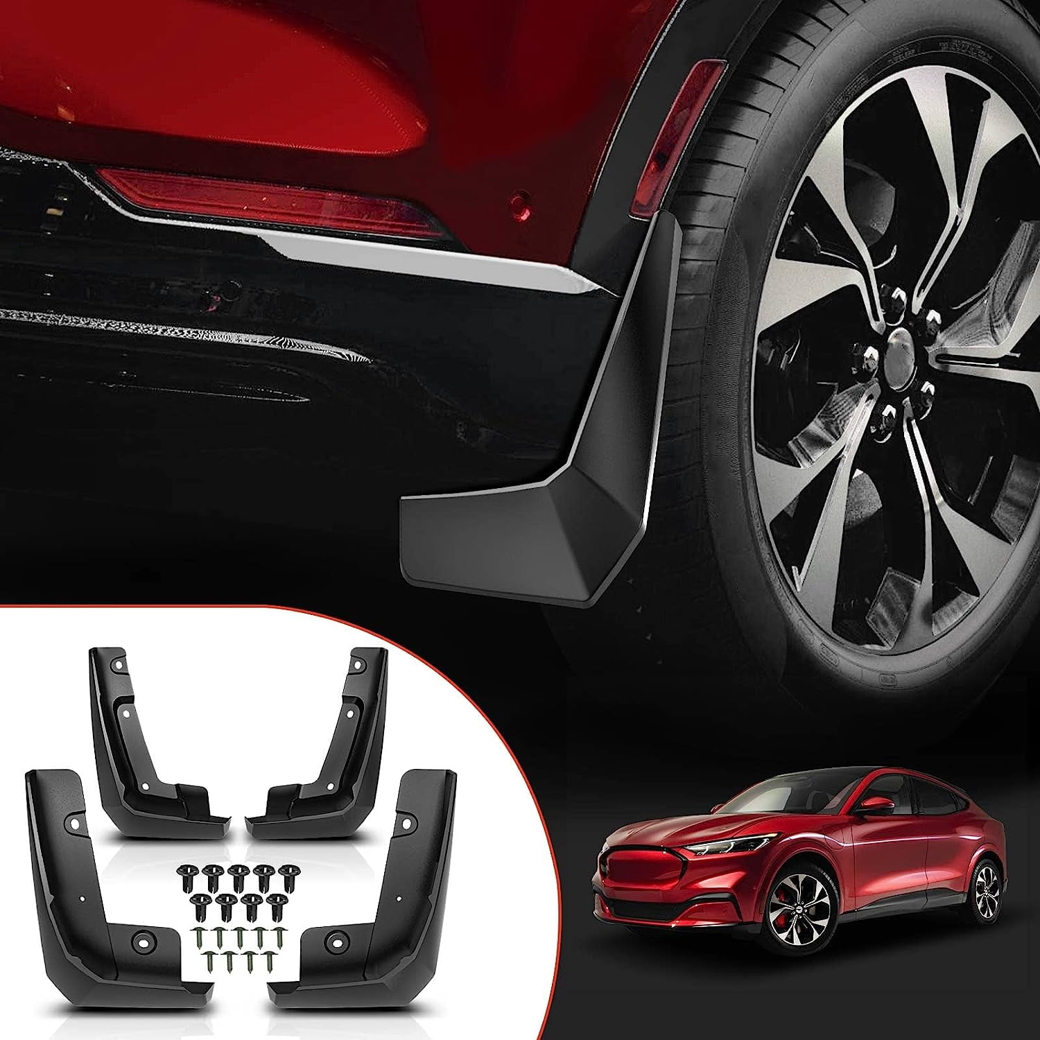 A-Premium - 4PCS- Mud Flaps Splash Guards - Compatible with Ford ...