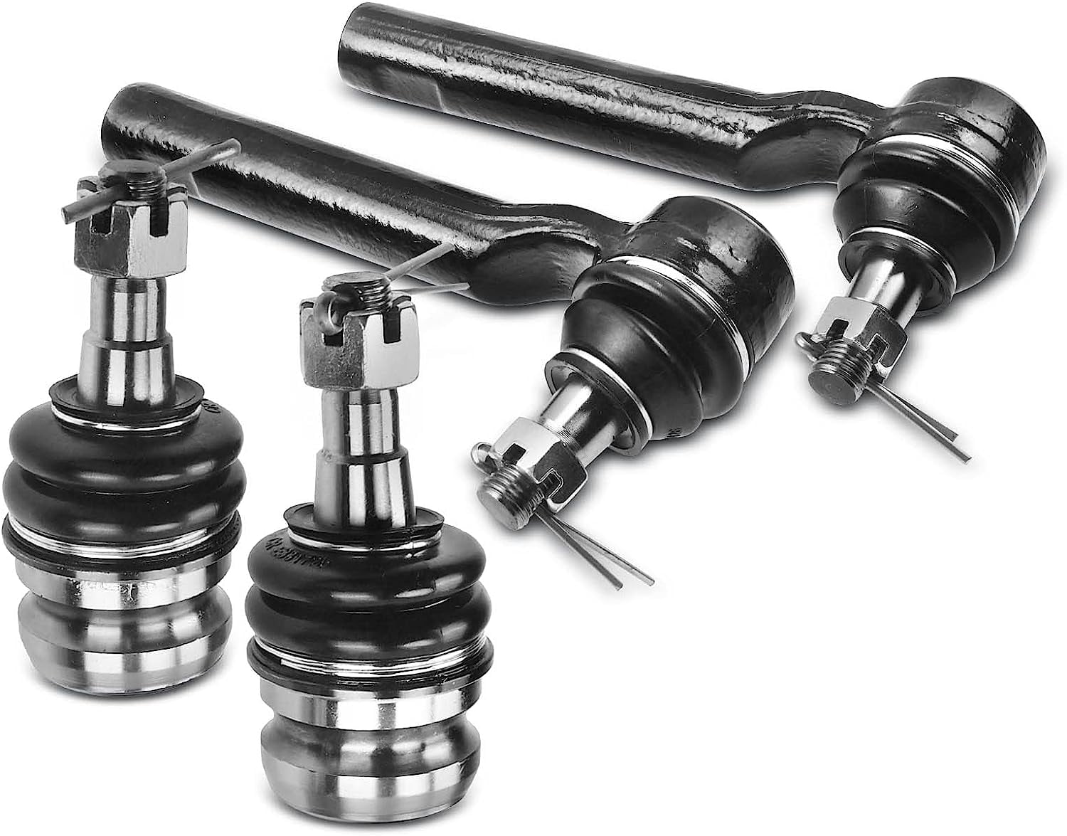 A-Premium 4Pcs Front Suspension Kit: Outer Tie Rod Ends & Lower Ball ...