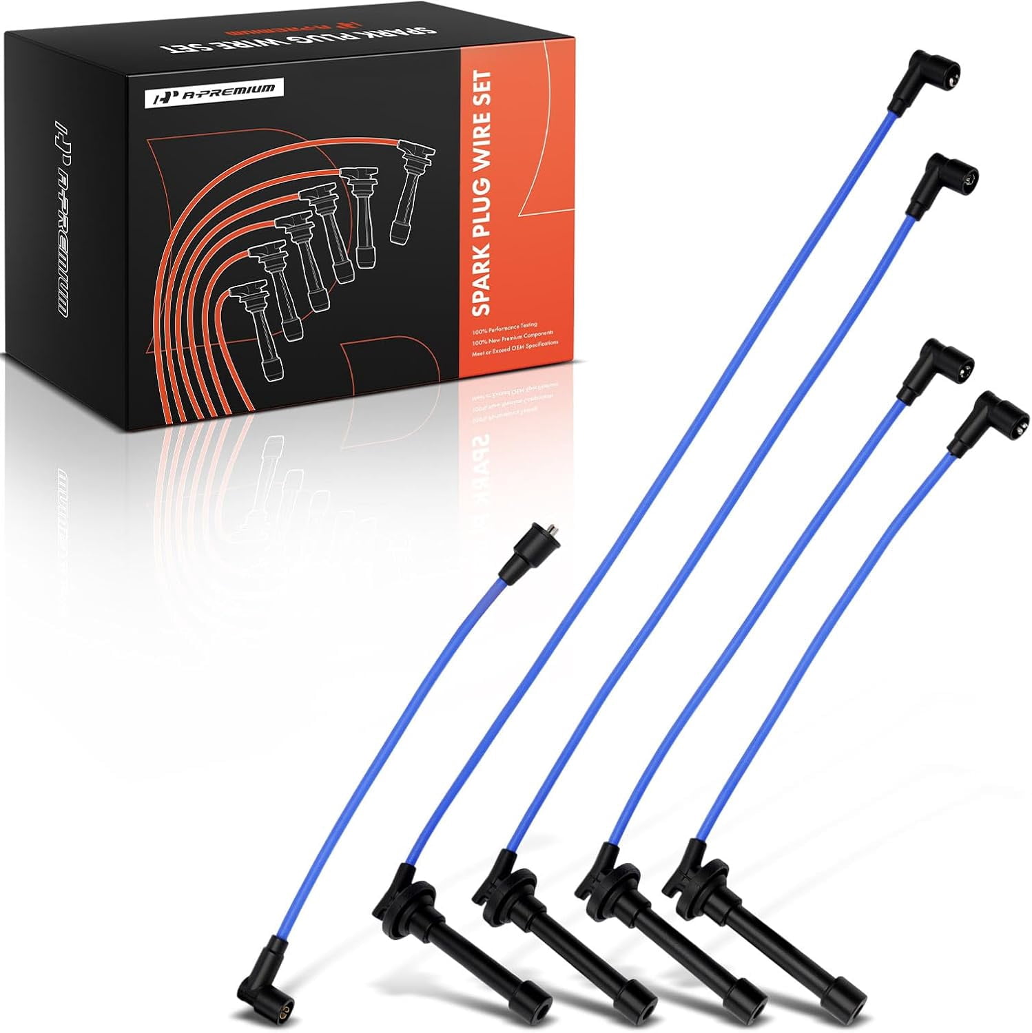 A-Premium 5 PCS Spark Plug Wires Compatible with Honda Accord 1998 1999 ...