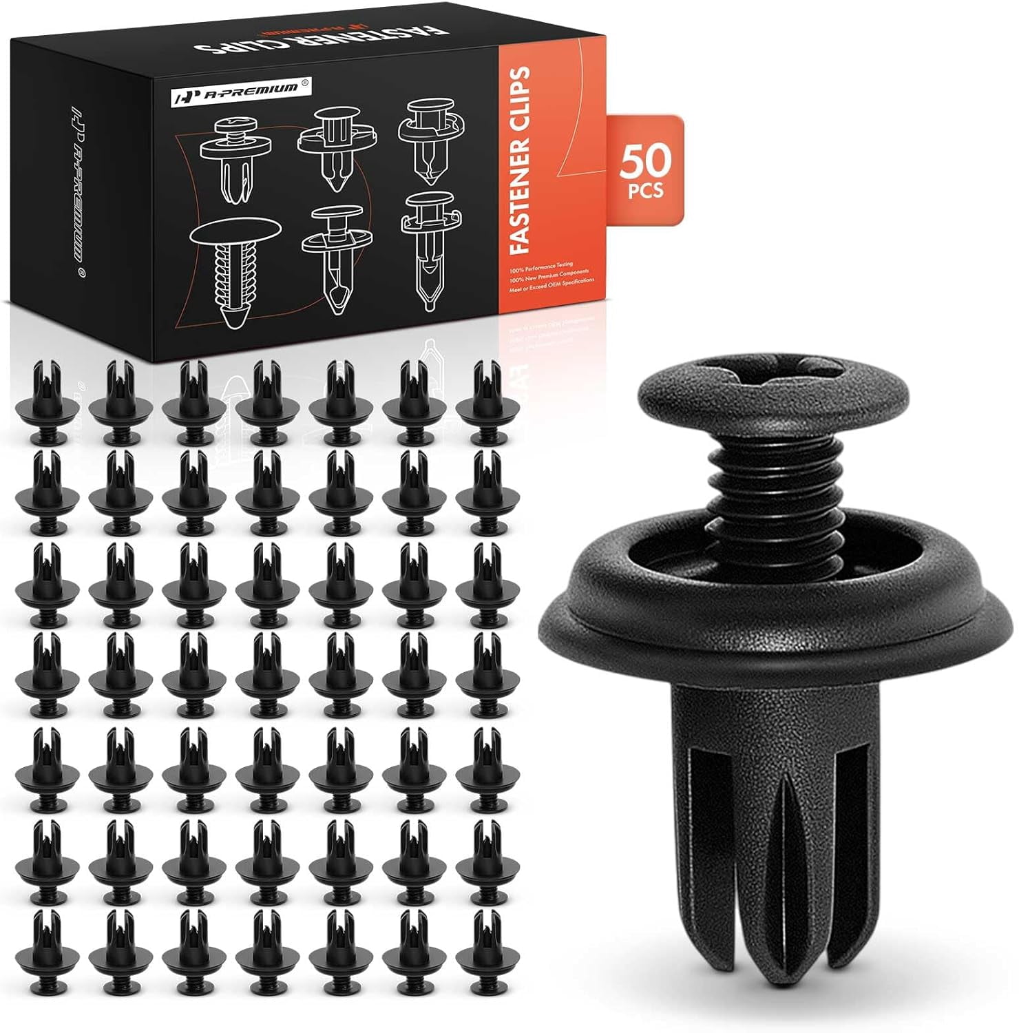 A-Premium 50 PCS Fasteners Cowl Vent Panel Retainer Compatible with ...