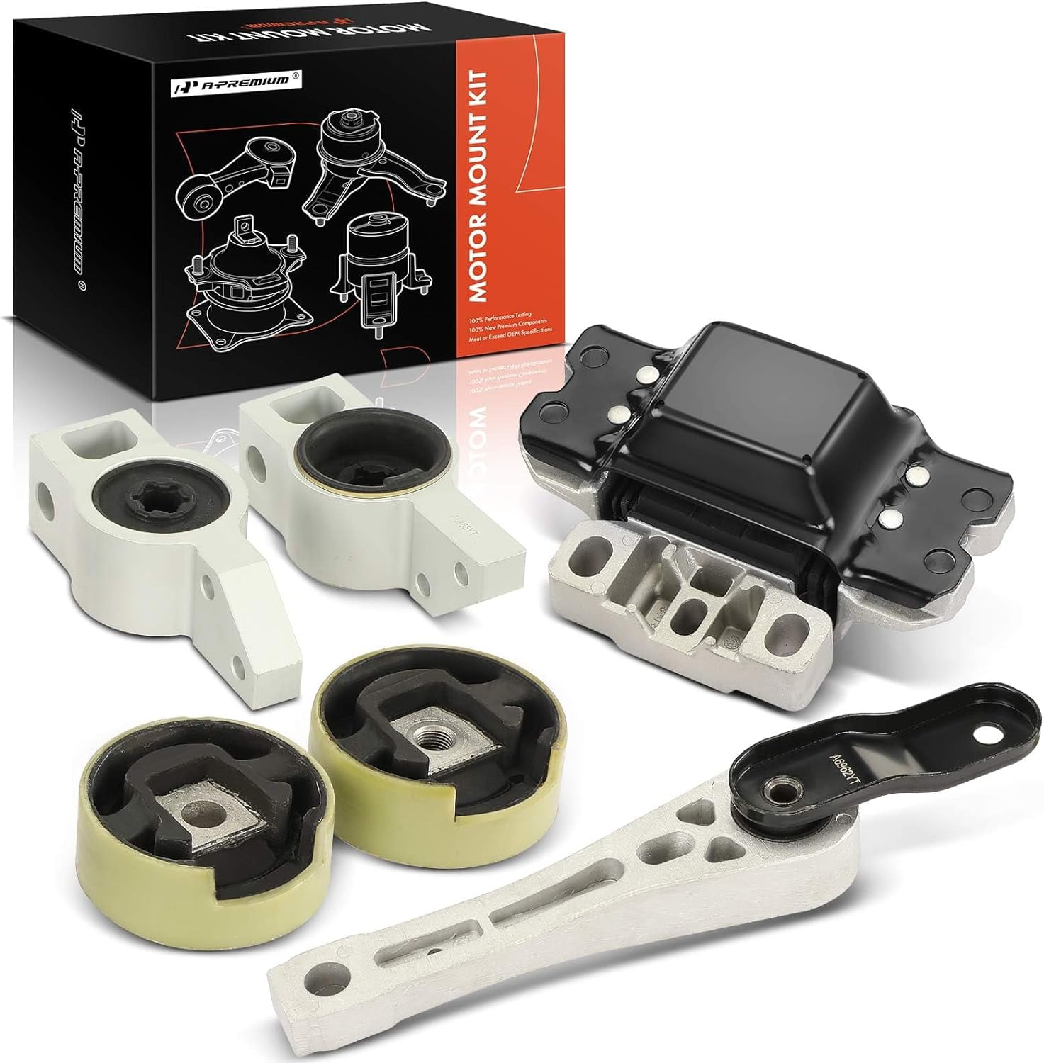 A-Premium 6PCS Engine Motor Mount and Transmission Mount Kit Compatible ...