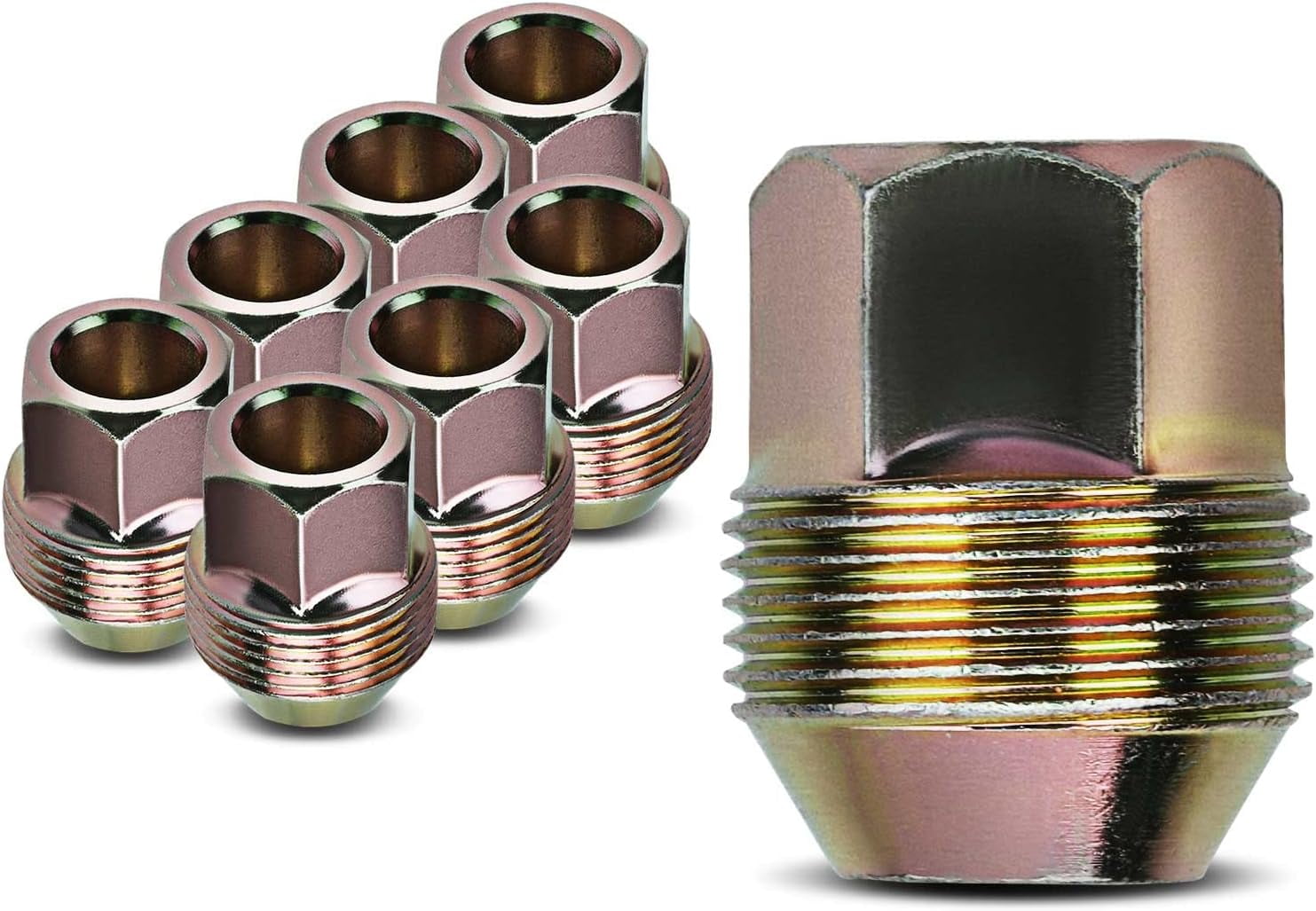 A-Premium 8Pcs M12-1.50 Steel Wheel Lug Nuts Compatible with Chevrolet Aveo 2005-2011 Aveo5 2006 ...