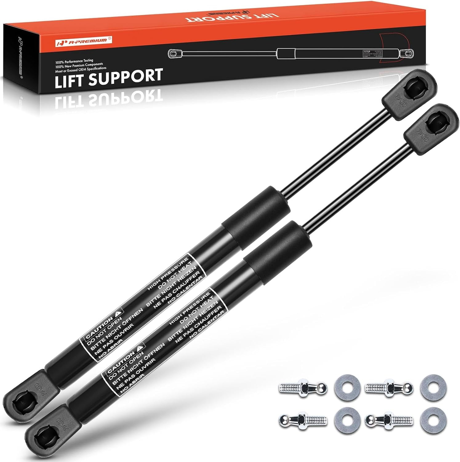 A-Premium 9.84 inch 40lb Lift Supports Gas Spring Shock Struts ...