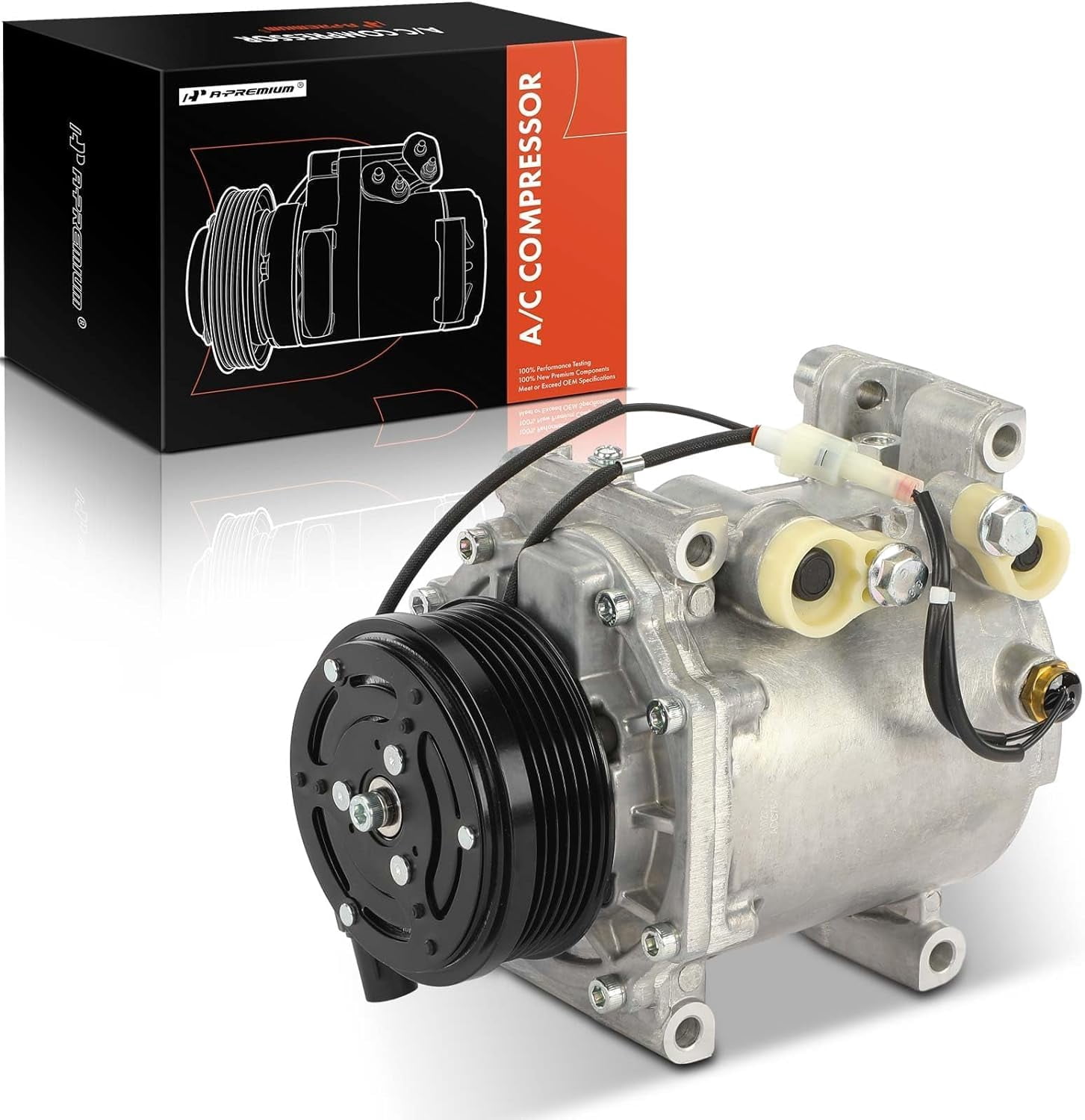 A-Premium A/C Compressor with Clutch Compatible with Mitsubishi Eclipse ...