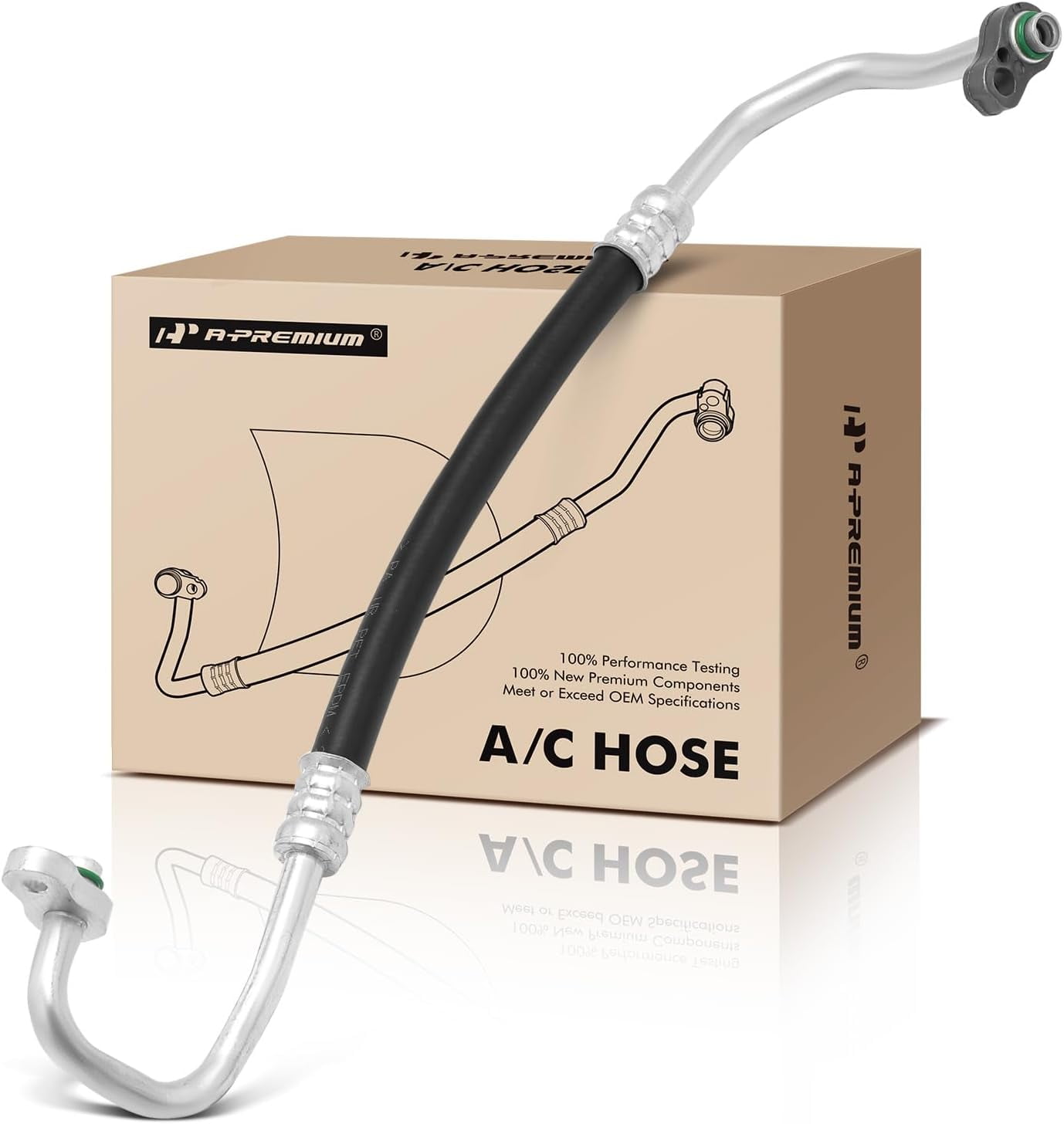 A-Premium A/C Discharge Line Hose Assembly Compatible with Hyundai ...