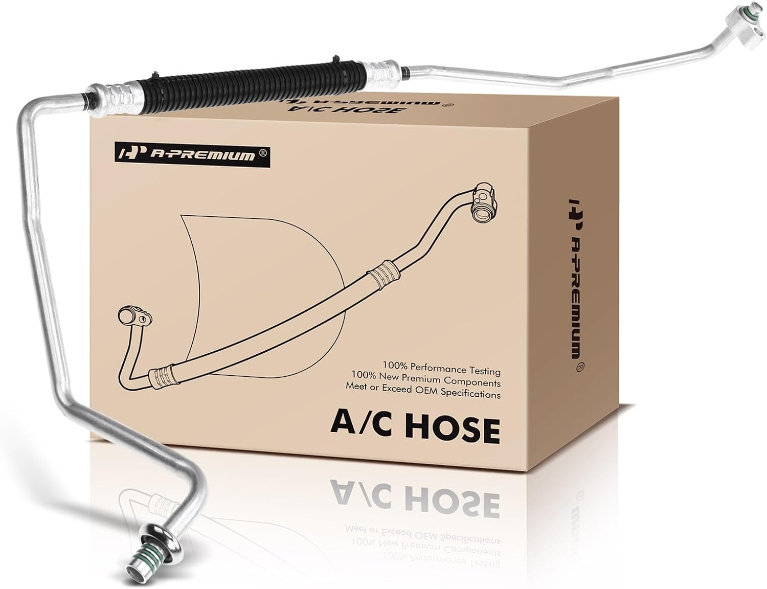 A-Premium A/C Liquid Line Hose Without Orifice Tube Compatible with ...