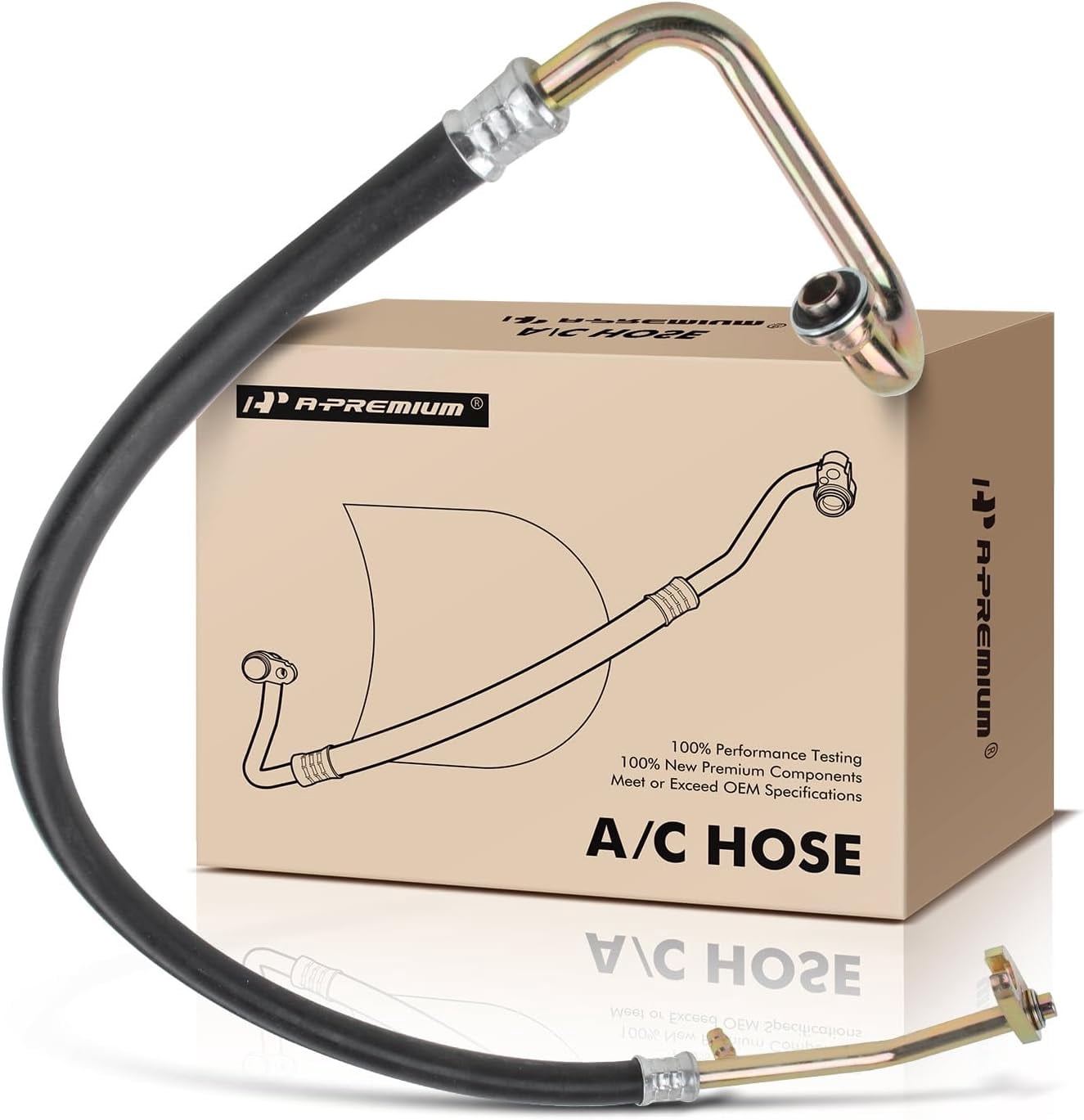 A-Premium A/C Suction Line Hose Compatible with Freightliner Century ...