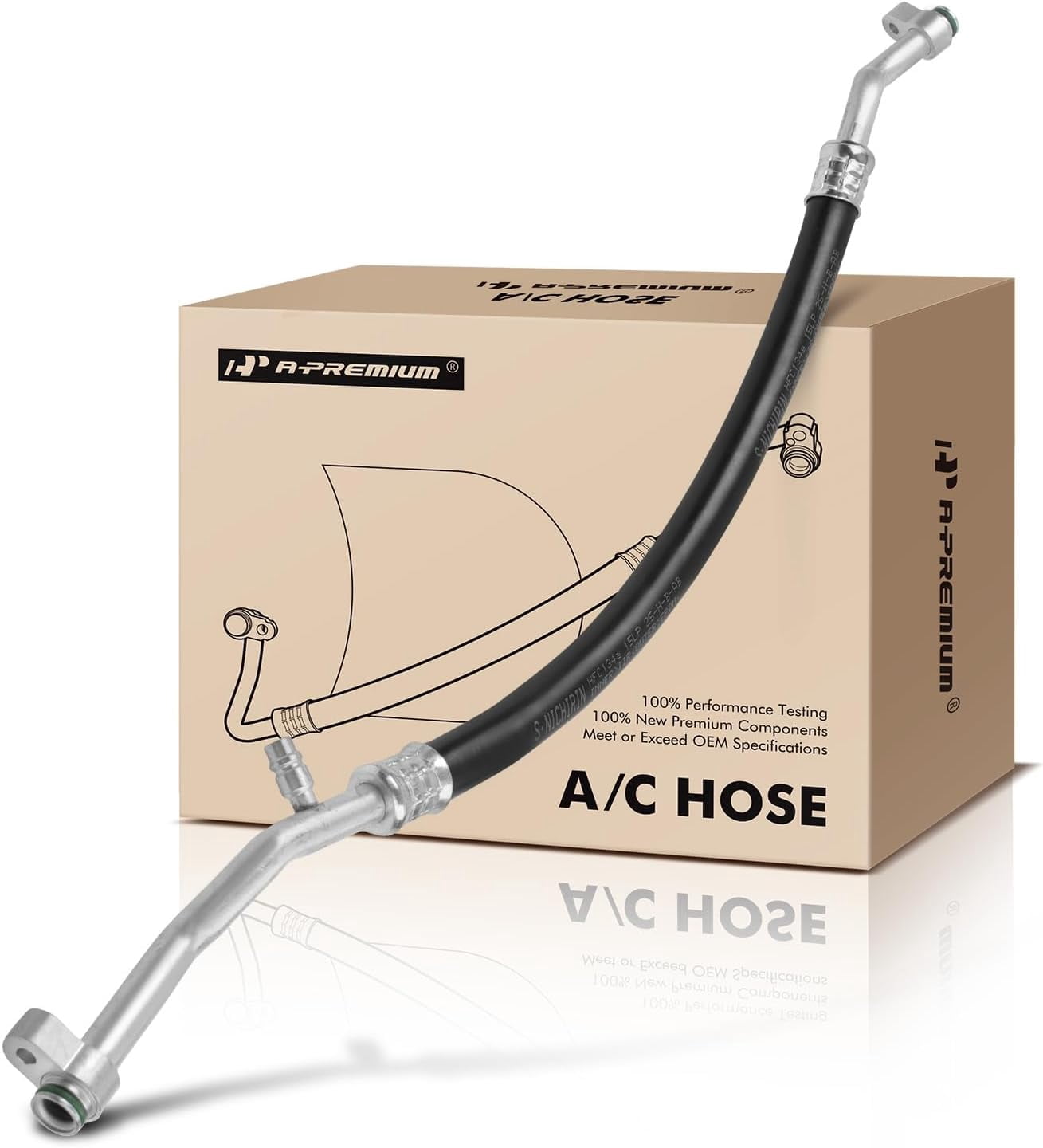 A Premium A C Suction Line Hose Compatible With Honda Fit 2009 2013 L4
