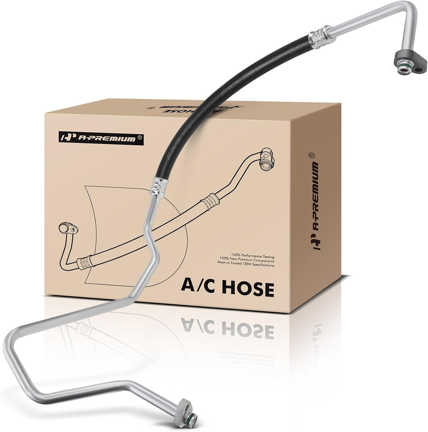 A-Premium A/C Suction Line Hose Compatible with Jeep Wrangler TJ 2003 ...