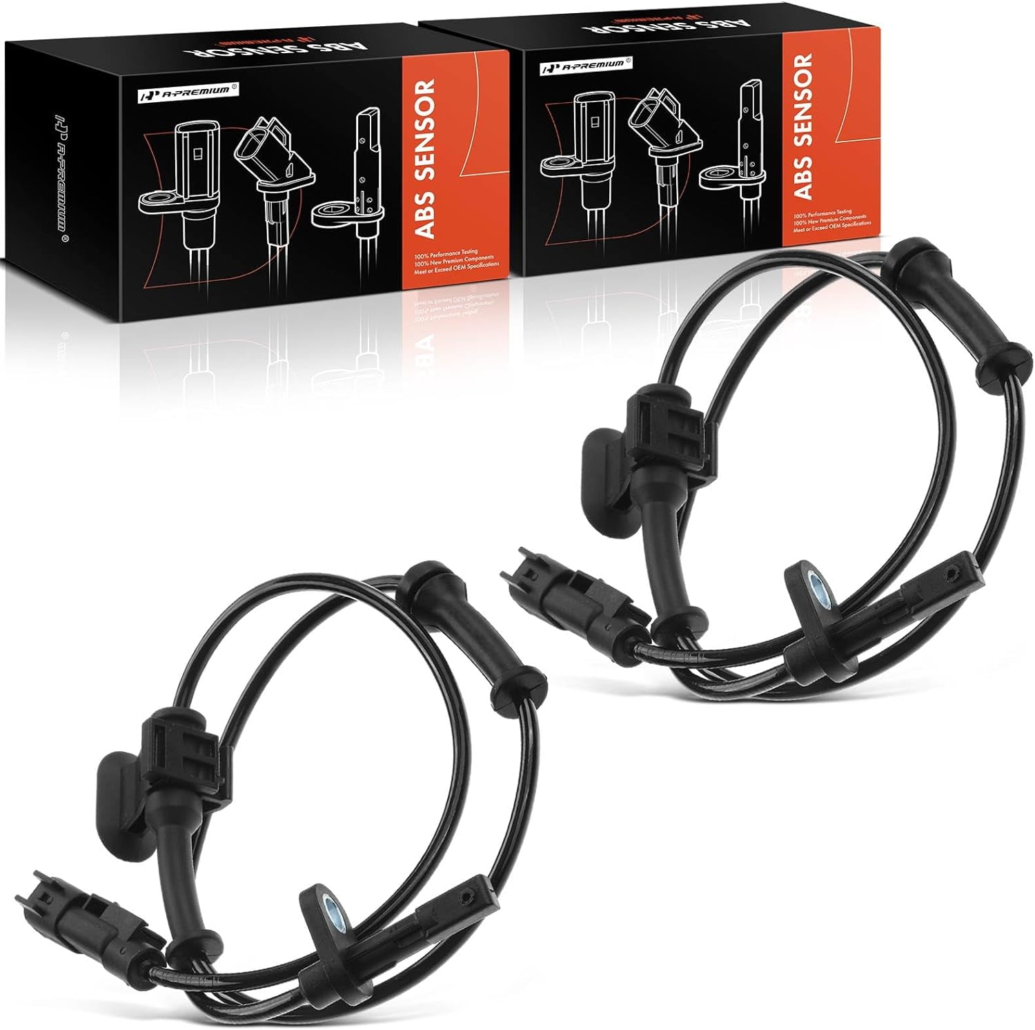 A-Premium ABS Wheel Speed Sensor Compatible with Chevy Models - Camaro ...