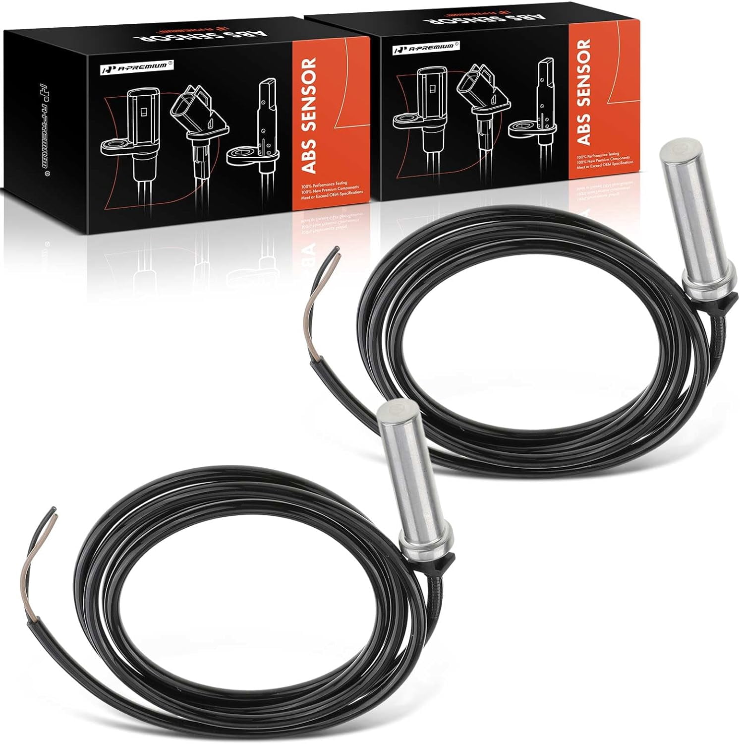 A-Premium ABS Wheel Speed Sensor Compatible with Dodge & Freightliner ...