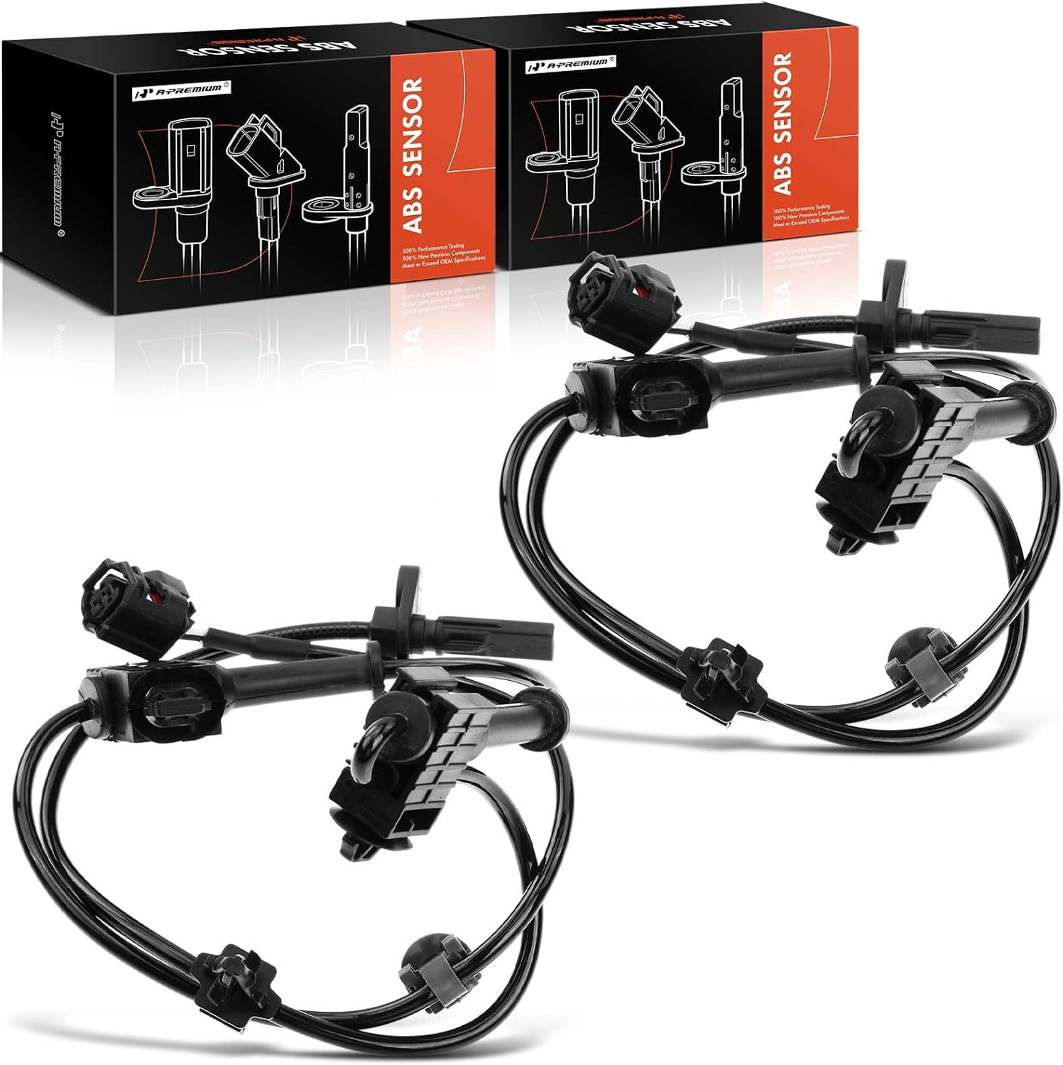 A-Premium ABS Wheel Speed Sensor Compatible with Mazda Models - 3 2014 ...