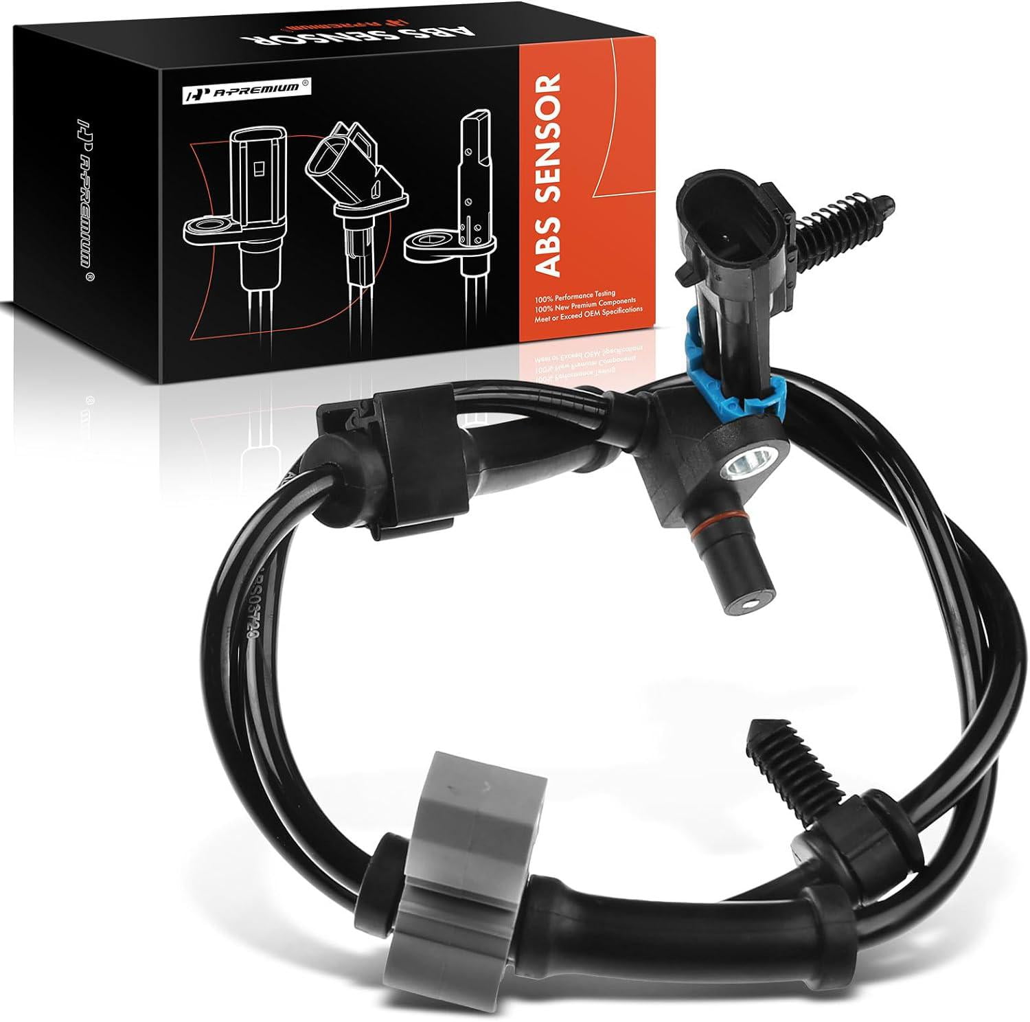 A-Premium ABS Wheel Speed Sensor Compatible with Mercedes-Benz W203 ...