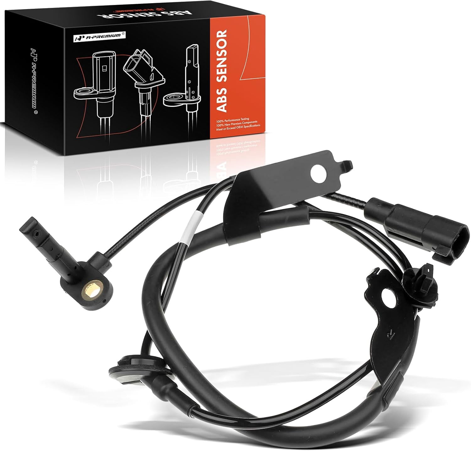 A-Premium ABS Wheel Speed Sensor Compatible with Mitsubishi Lancer 2008 ...