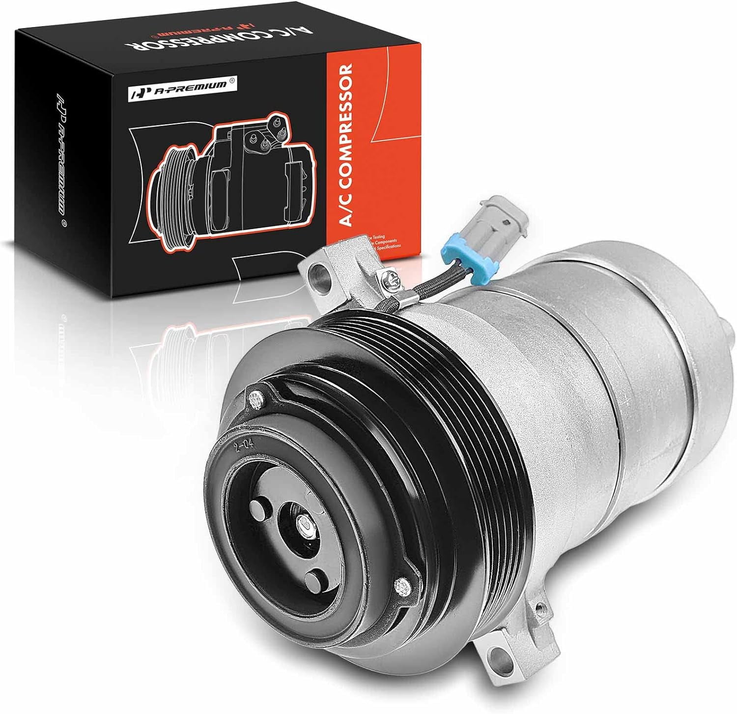 A-Premium AC Compressor with Clutch Compatible with Acura SLX Cadillac ...