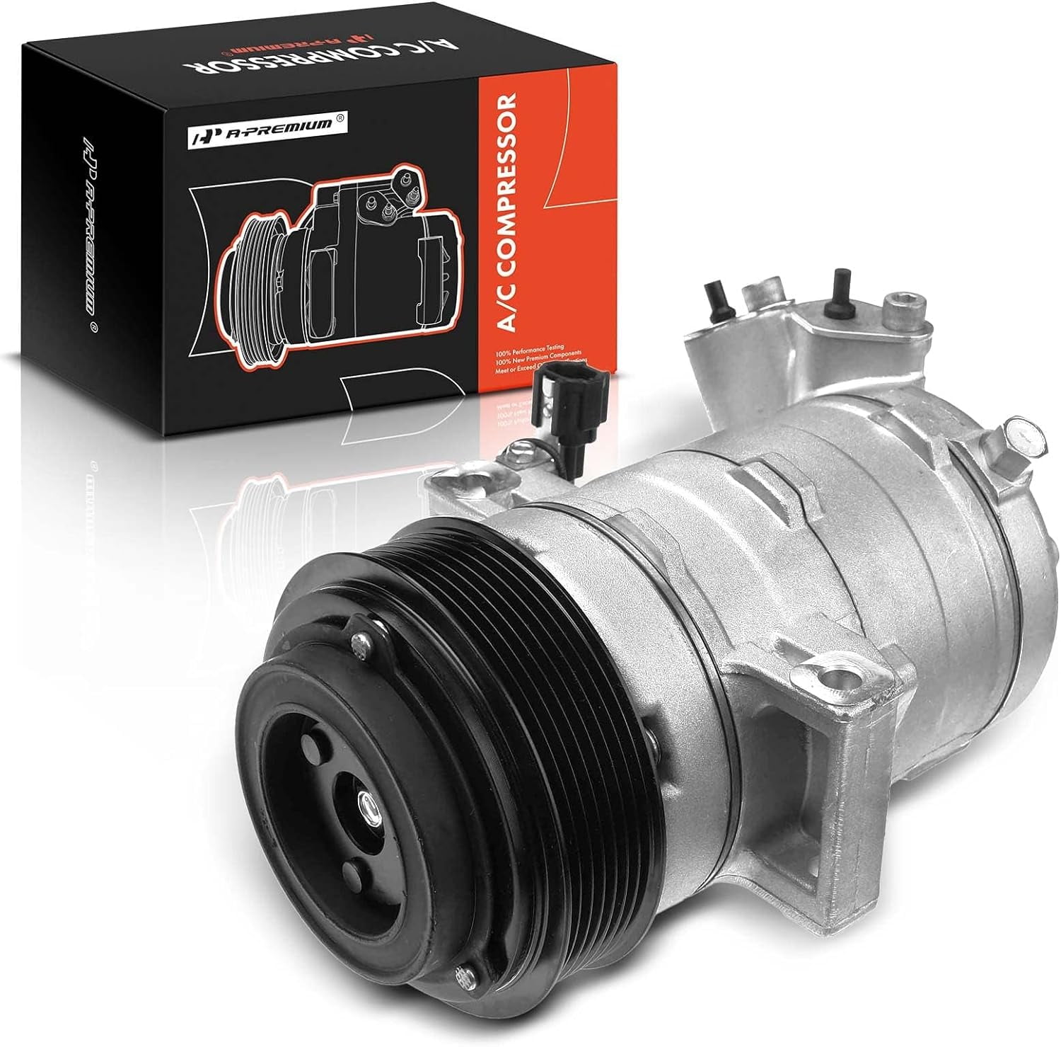 A-Premium AC Compressor with Clutch Compatible with Nissan NV1500 ...