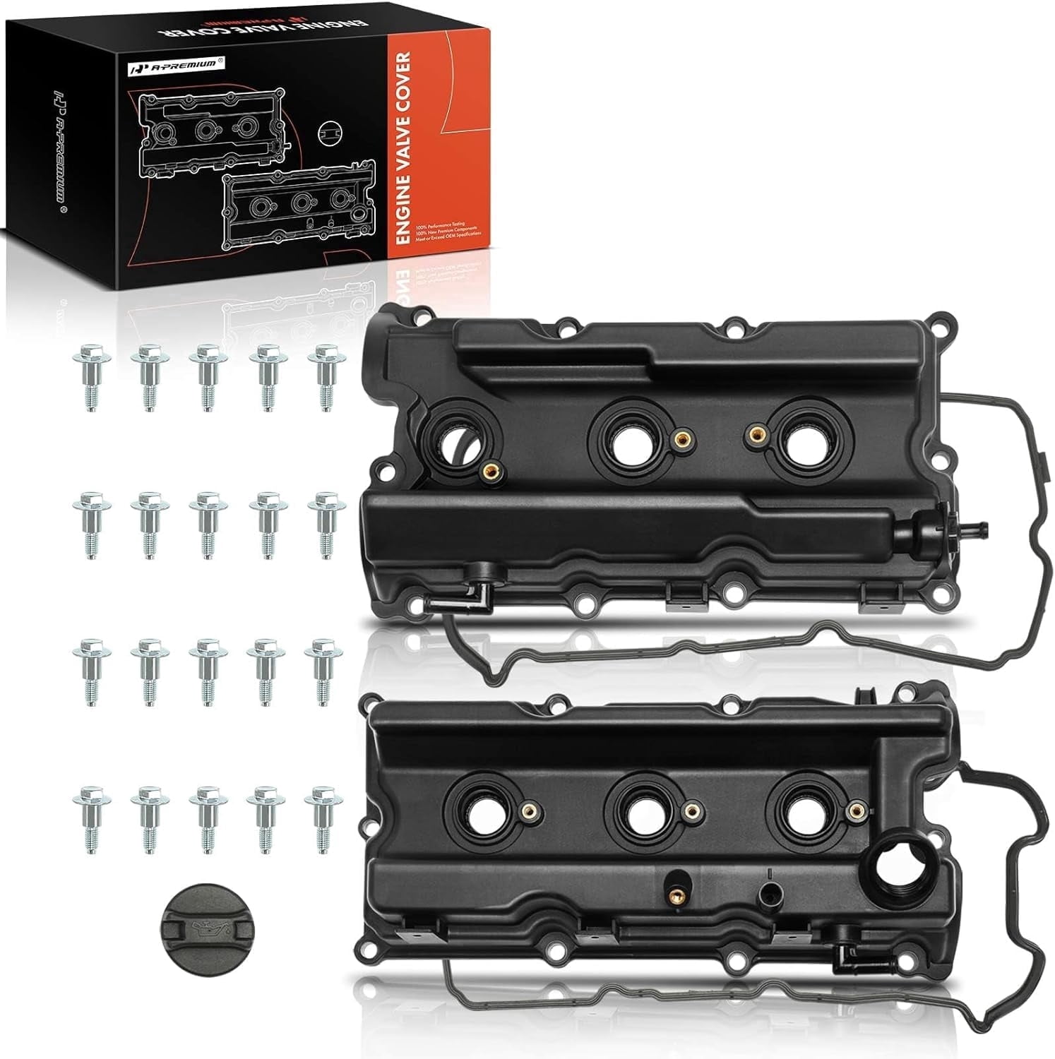 A-Premium Engine Valve Covers with Gasket for Nissan Models 4.0L Gas ...