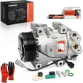 A-Premium Air Conditioner AC Compressor with Clutch Compatible with ...