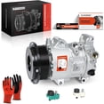 A-Premium Air Conditioner AC Compressor with Clutch Compatible with ...