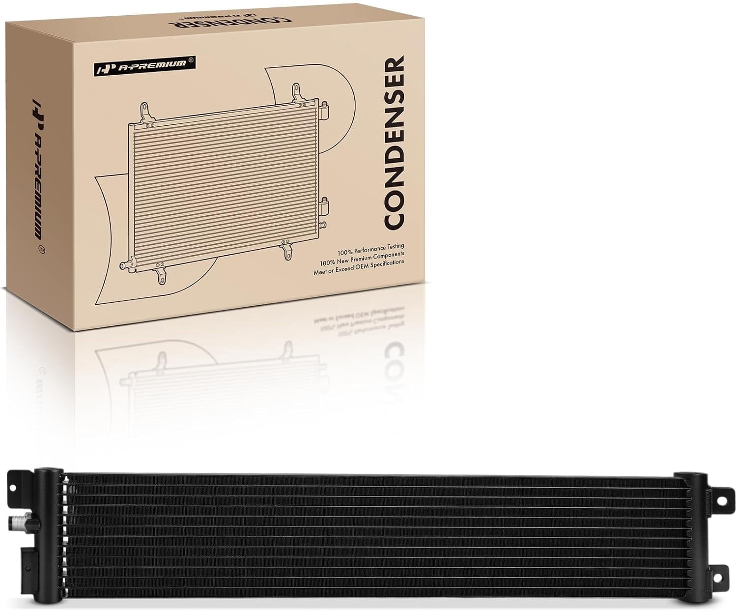 A-Premium Air Conditioning A/C Condenser Compatible with Dodge Caravan ...