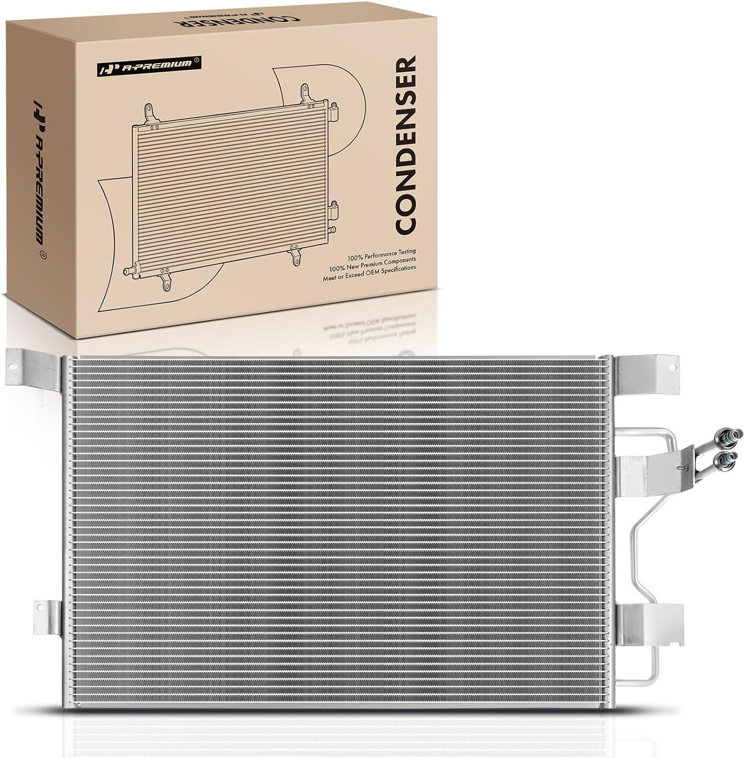 A-Premium Air Conditioning A/C Condenser Compatible with Ford Crown ...