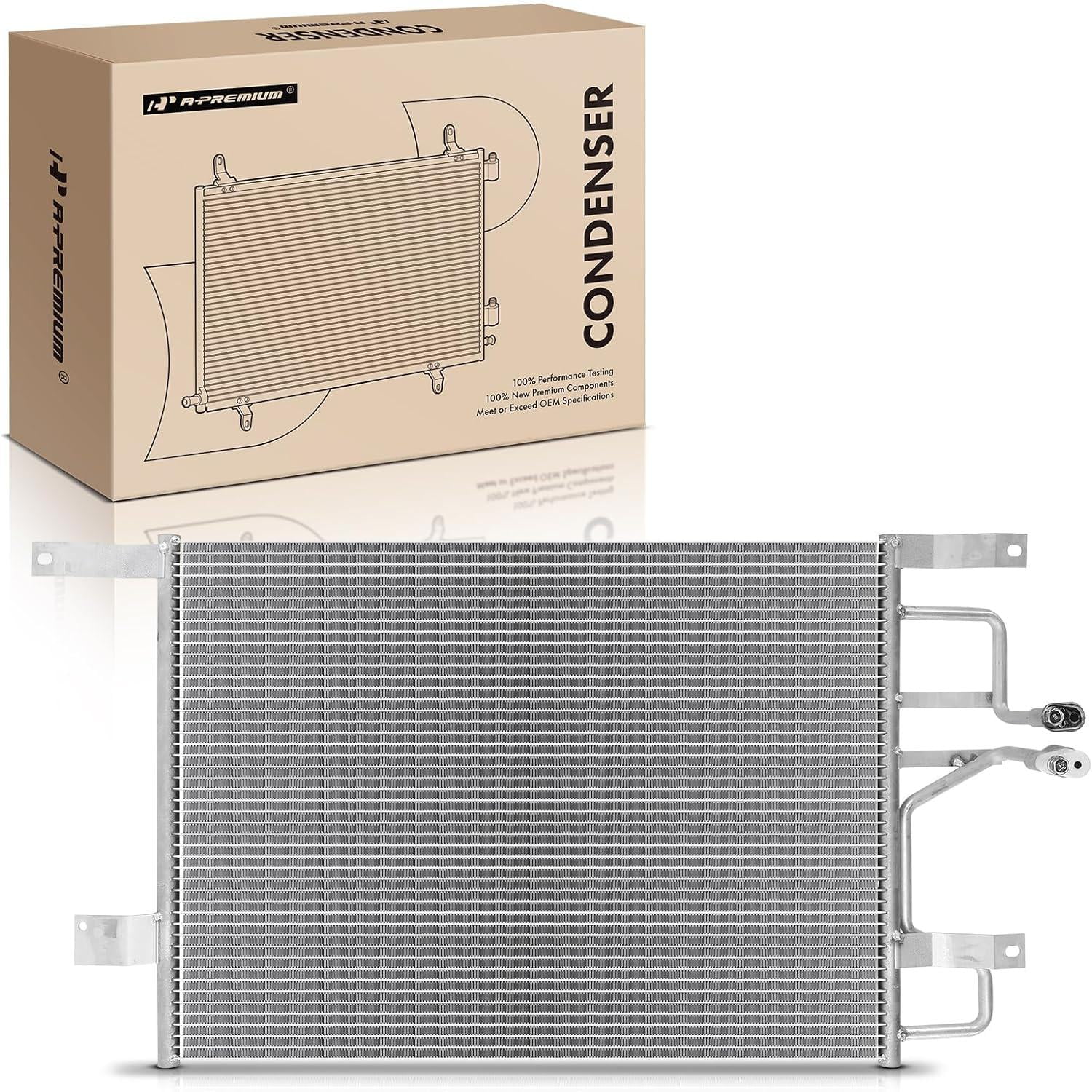 A-Premium Air Conditioning A/C Condenser Compatible with Ford Crown ...