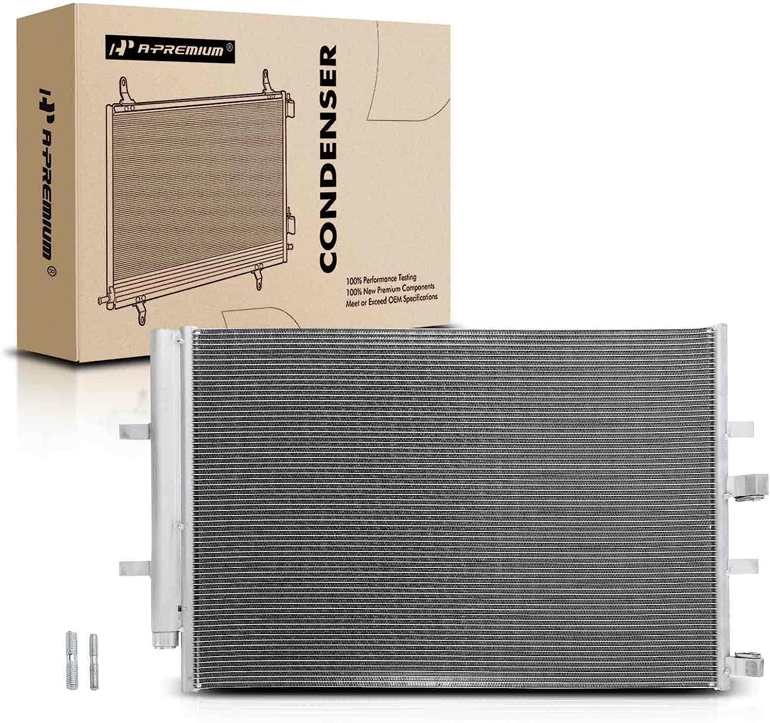 A-Premium Air Conditioning A/C Condenser Compatible with Ford Transit ...