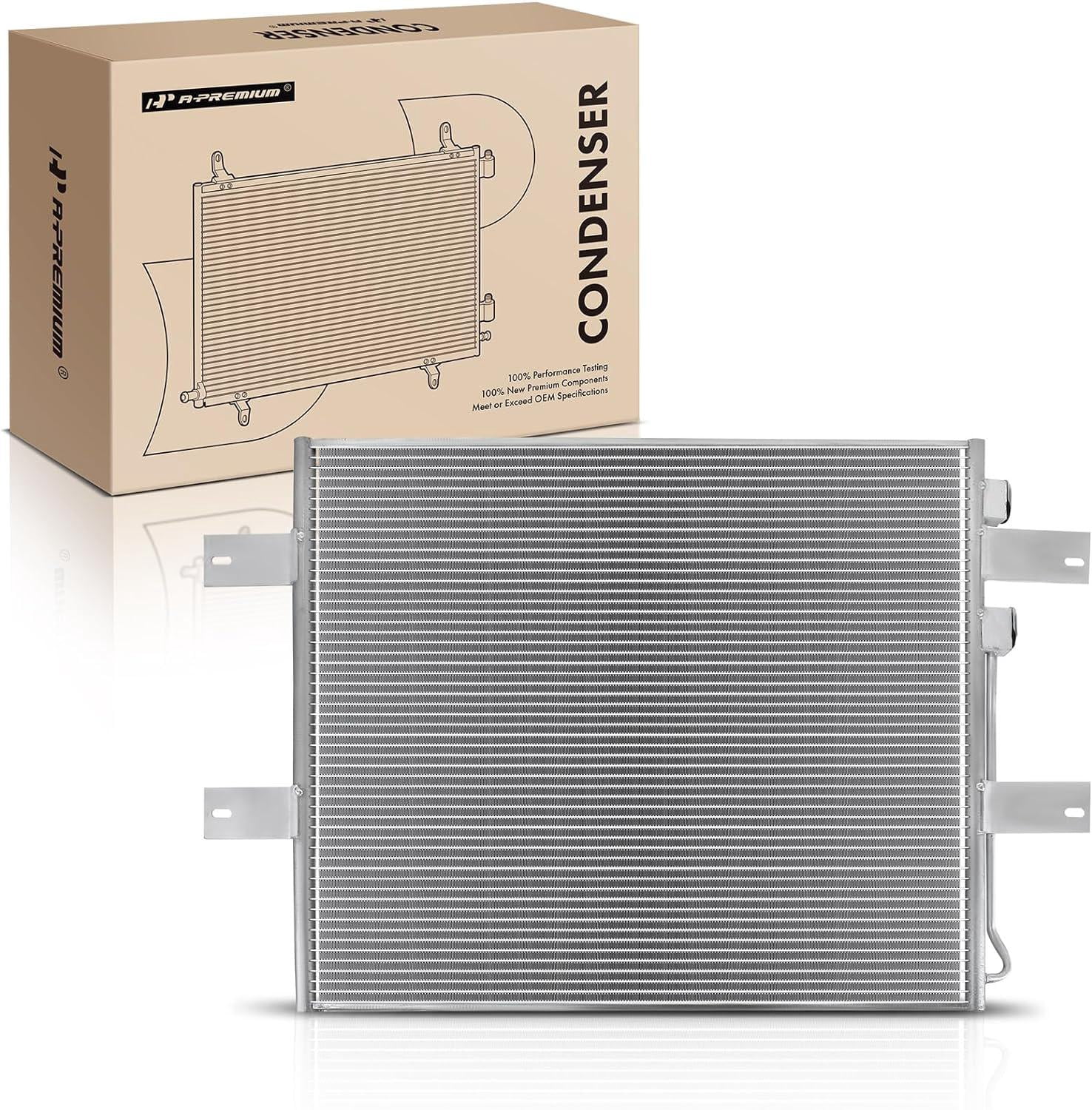 A-Premium Air Conditioning A/C Condenser Compatible with Dodge Ram 2500 ...