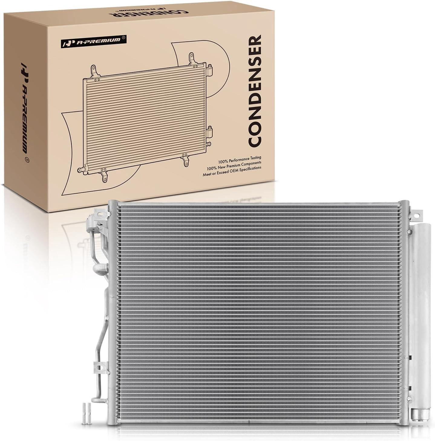 A-Premium Air Conditioning A/C Condenser Compatible with Hyundai Sonata ...