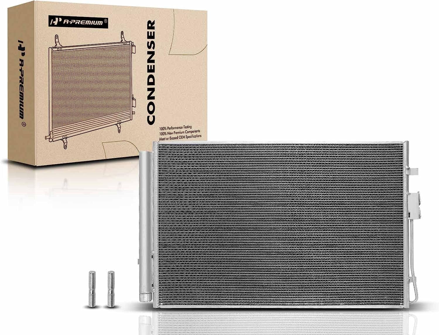 A-Premium Air Conditioning A/C Condenser Compatible with Hyundai Sonata ...