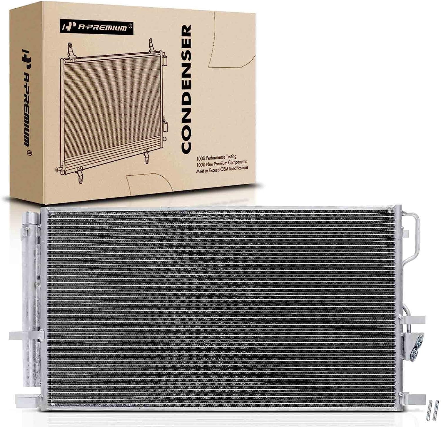 A-Premium Air Conditioning A/C Condenser Compatible with Hyundai Tucson ...