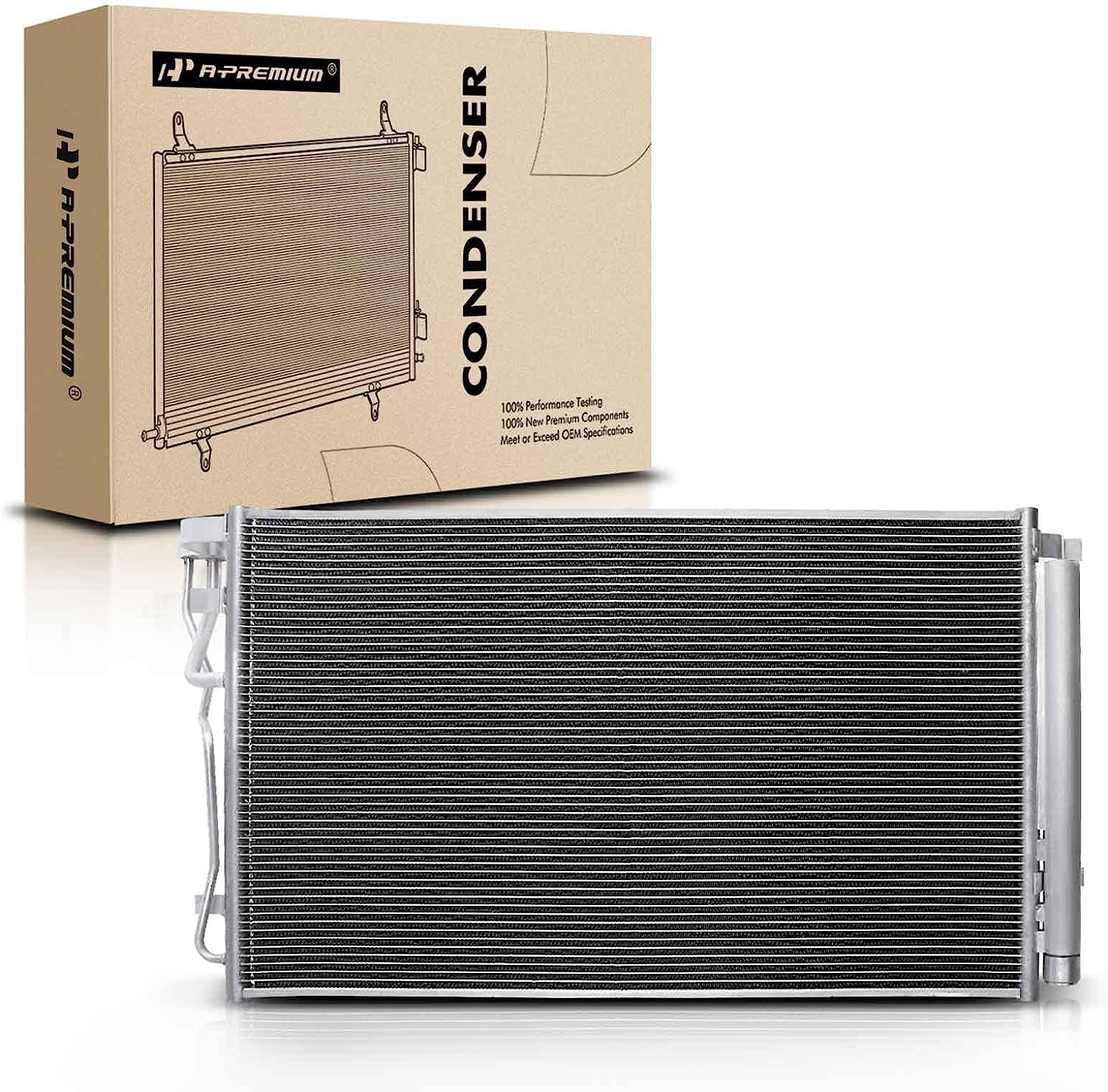 A-Premium Air Conditioning A/C Condenser Compatible with Kia Optima ...