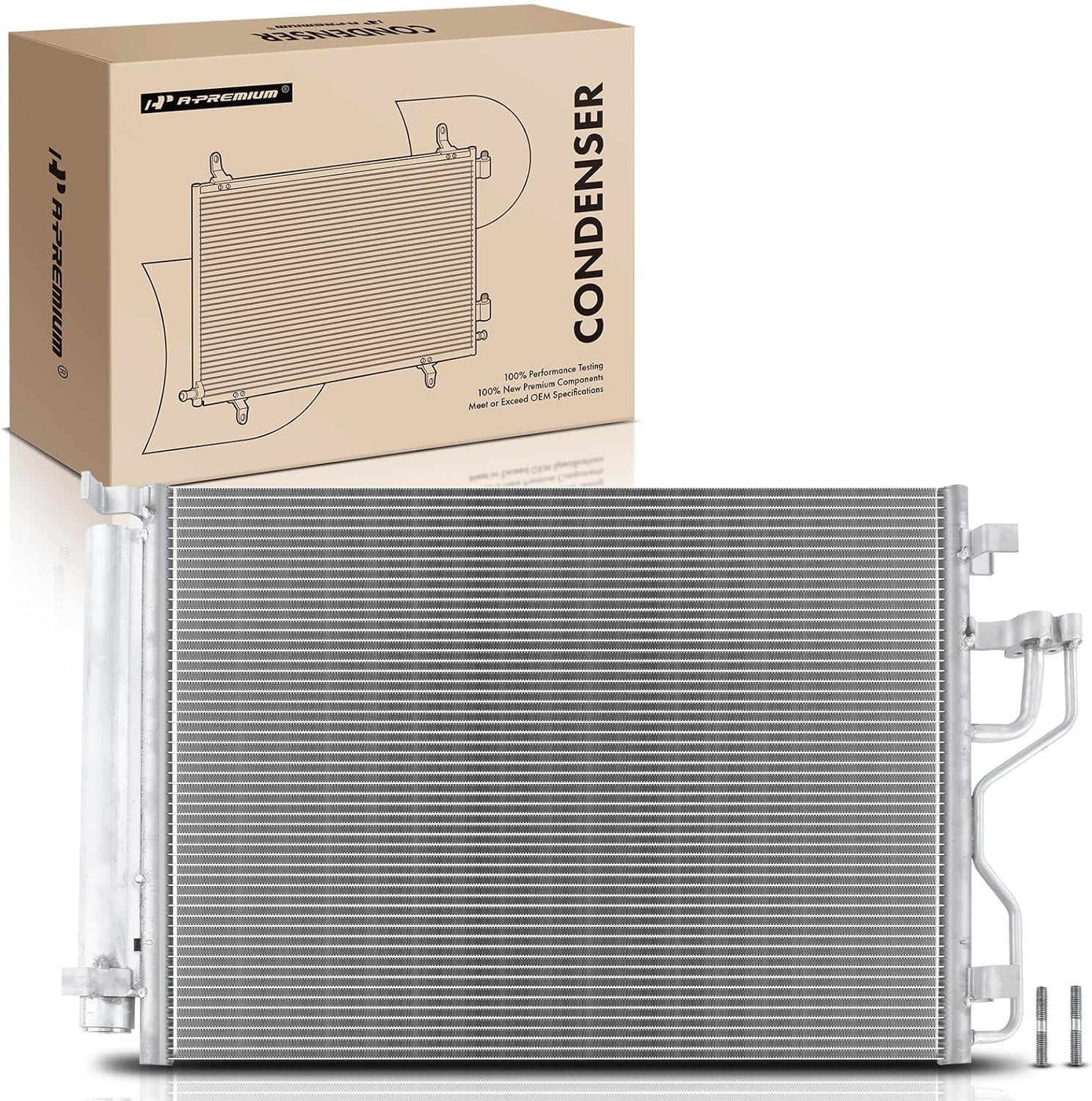 A-Premium Air Conditioning A/C Condenser Compatible with Kia Sportage ...