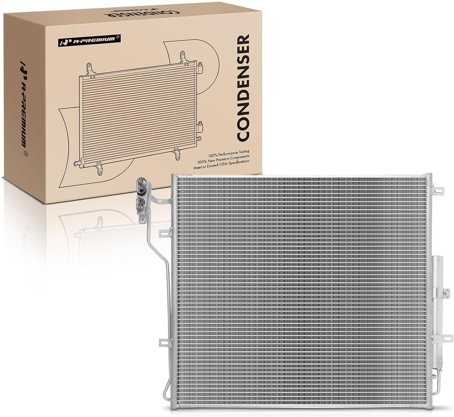 A-Premium Air Conditioning A/C Condenser Compatible with Land Rover LR4 ...