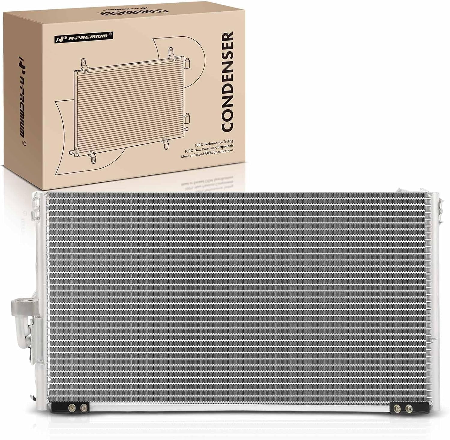 A-Premium Air Conditioning A/C Condenser Compatible with Mitsubishi ...