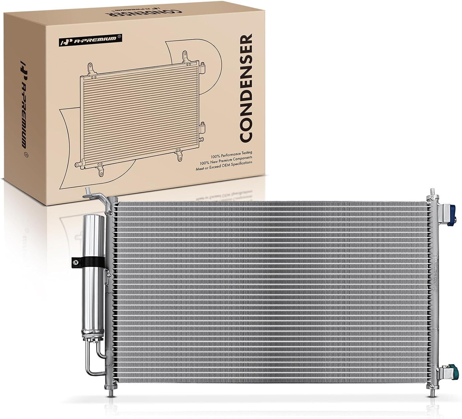 A-Premium Air Conditioning A/C Condenser Compatible with Nissan Versa ...
