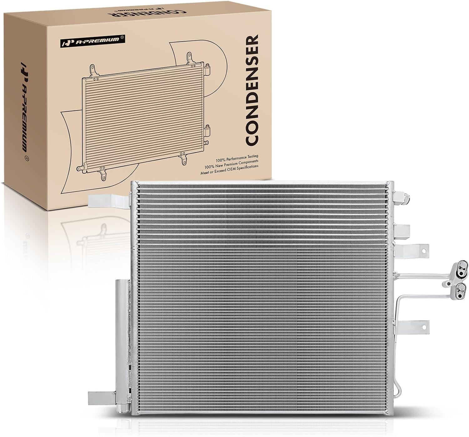 A-Premium Air Conditioning A/C Condenser Compatible with Ram 1500 2013 ...