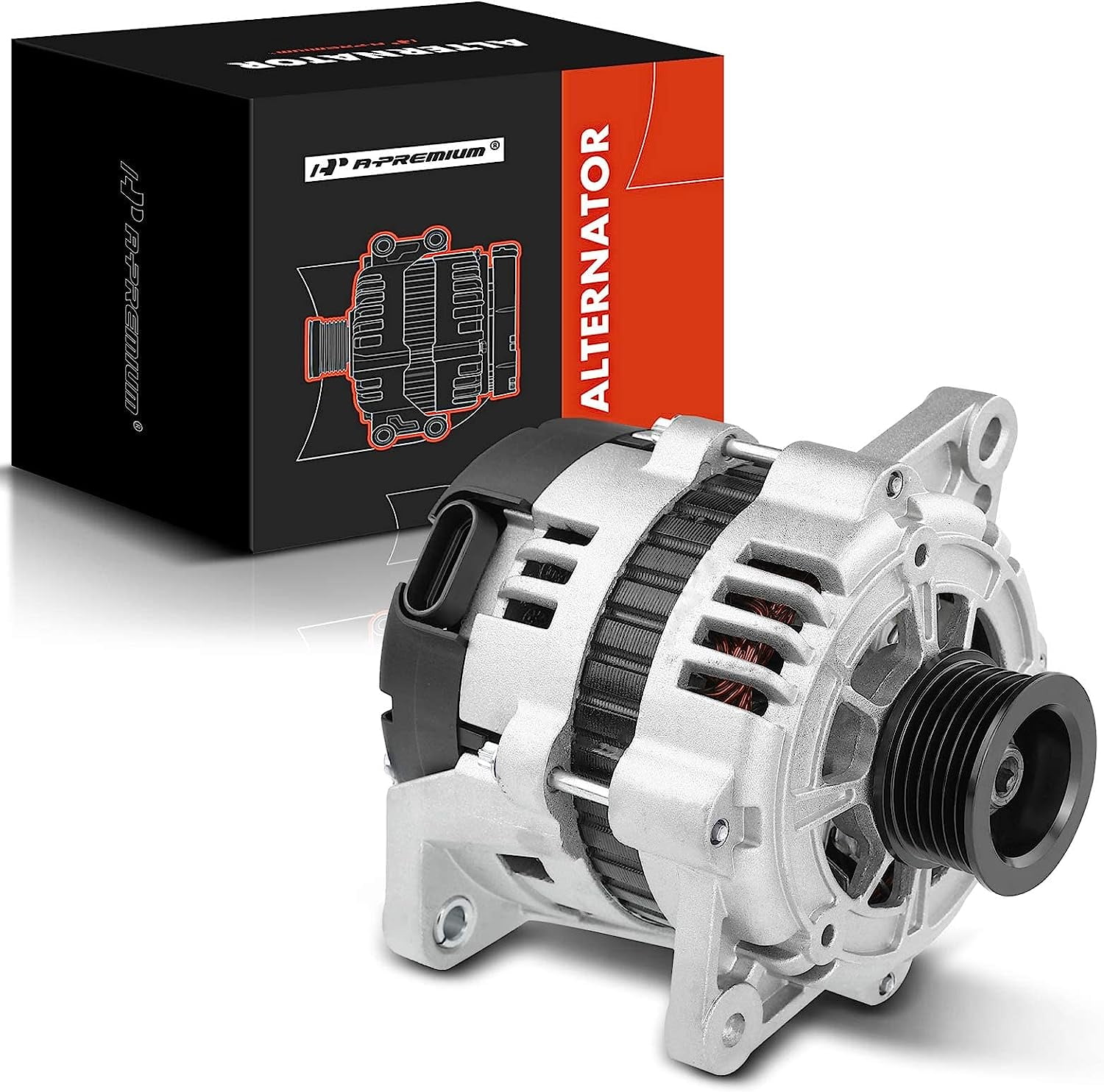 A-Premium Alternator Compatible with Chevrolet Aveo 04-08, Aveo5 06-08 ...
