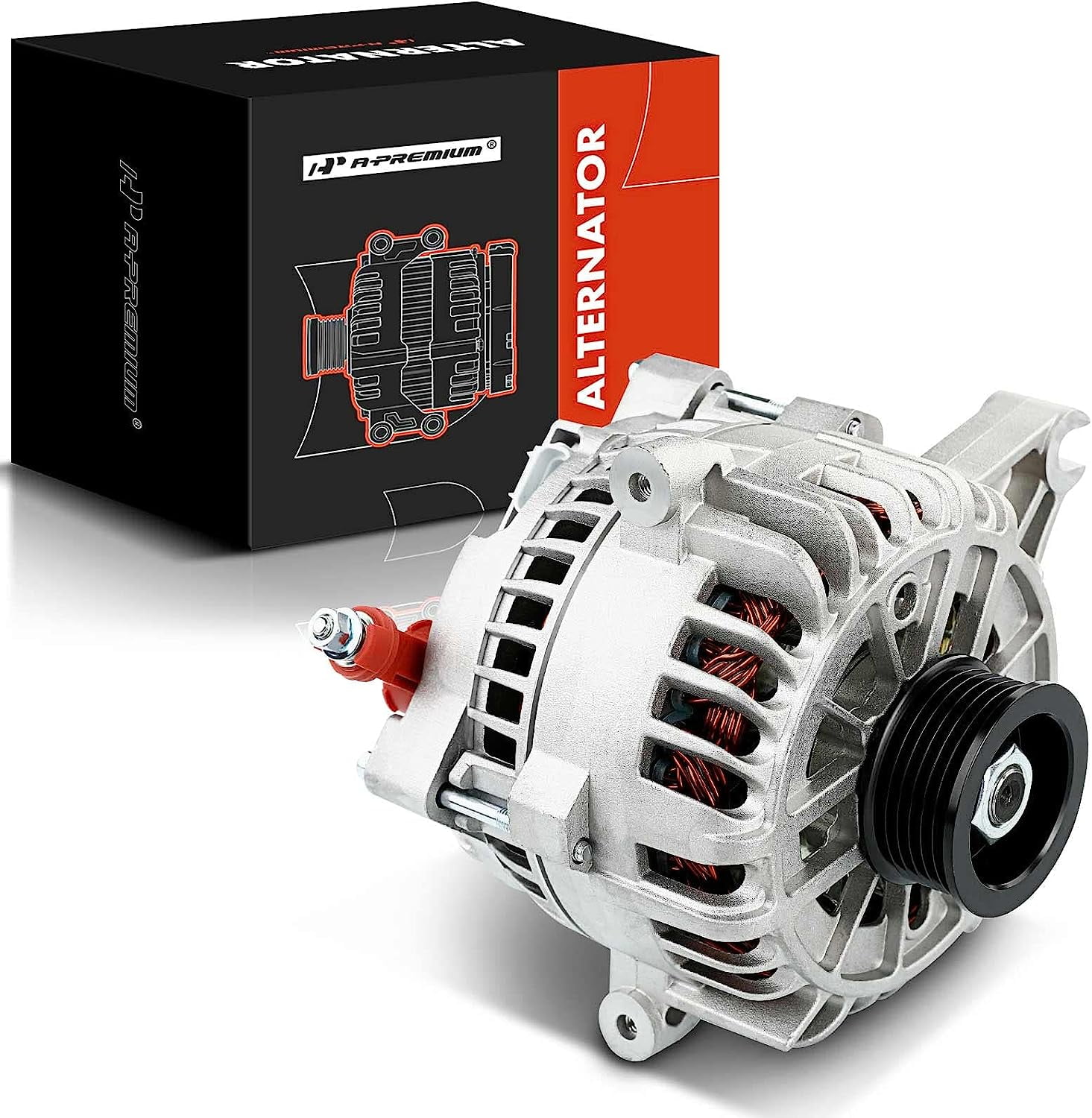 A-Premium Alternator Compatible with Ford Crown Victoria 03-08 & Lincoln Town Car 03-11 ...