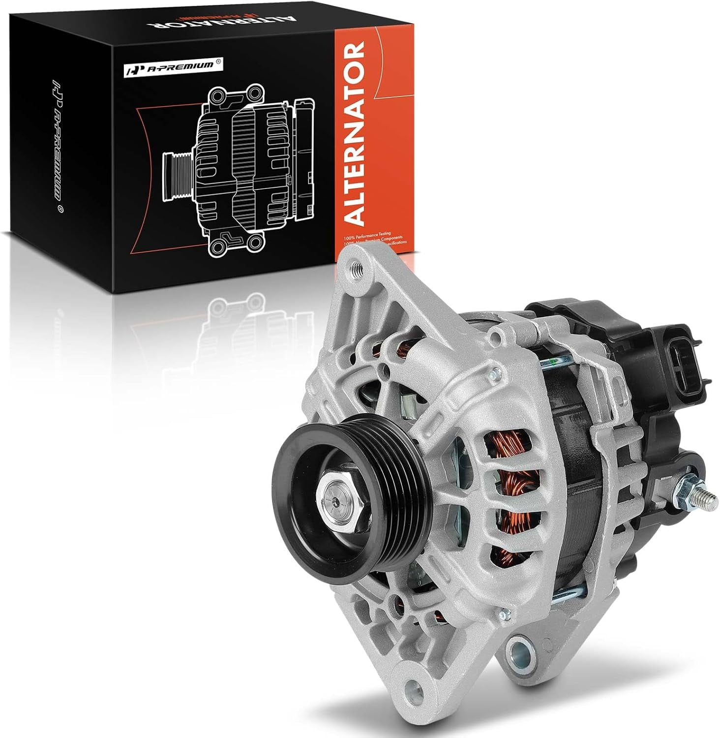 A-Premium Alternator Compatible with Kia - 2010-2011 - Soul1.6L, 12V ...