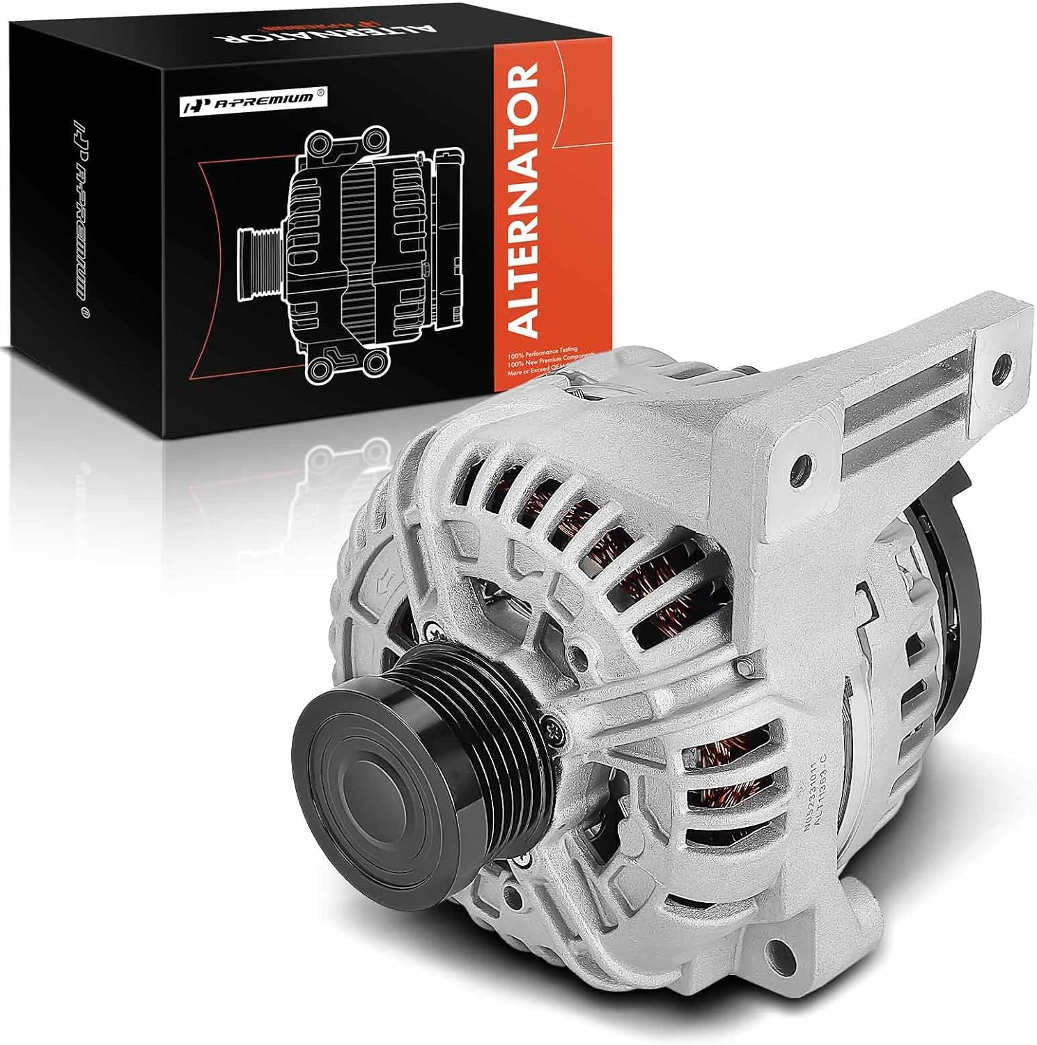 A-Premium Alternator Compatible with Volvo XC90 2004-2005 2.9L, 12V 160A 6-Groove Pulley ...