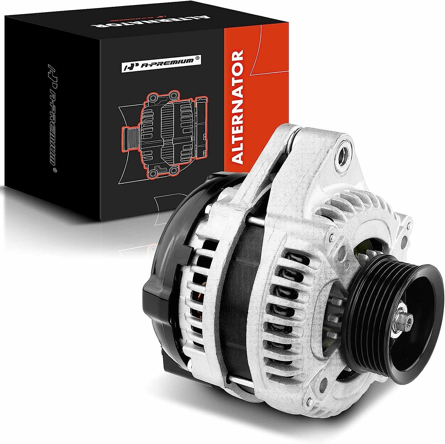 A-Premium Alternator with 12V 130A for Honda Odyssey 2002-2004, Pilot 2003-2004 & Acura MDX 2001 ...