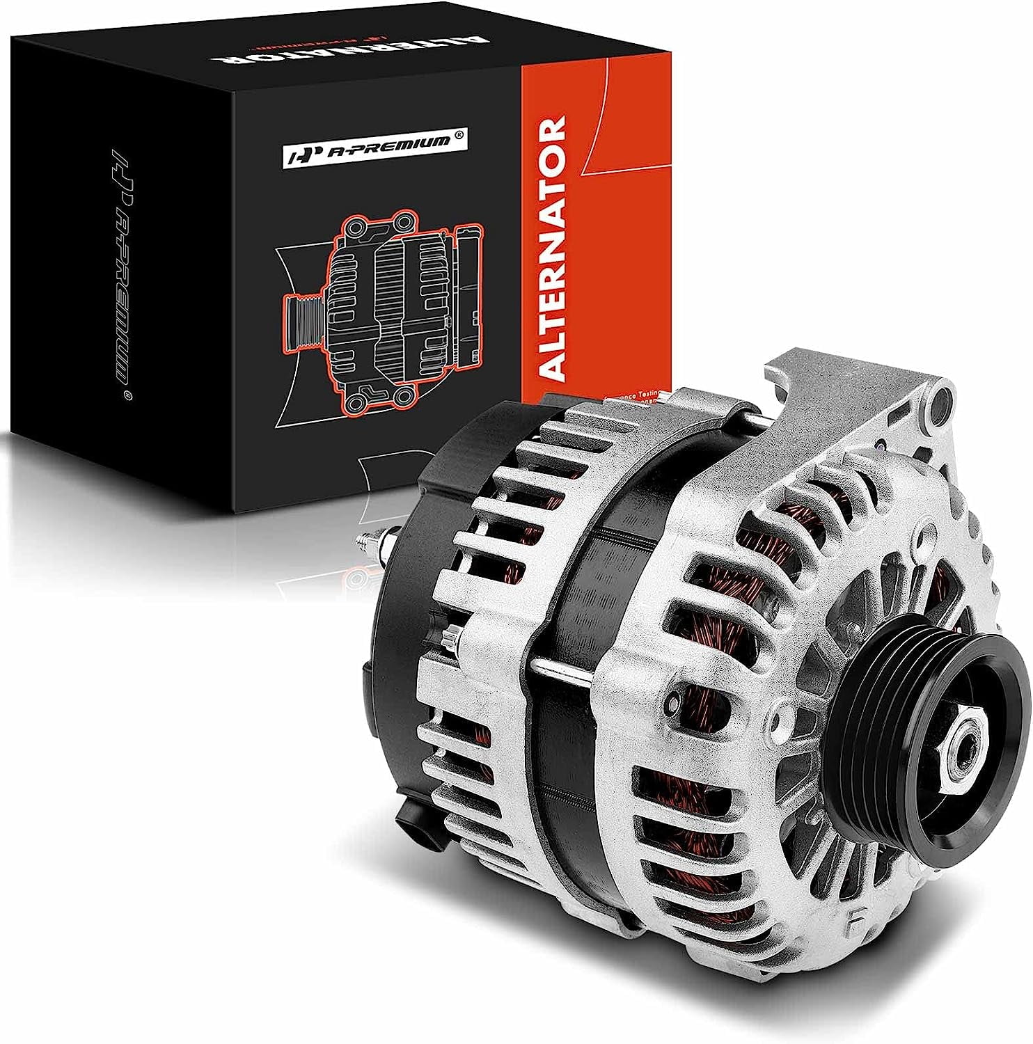 A-Premium Alternator with 145A 12V for Chevy Silverado, Tahoe, Suburban ...
