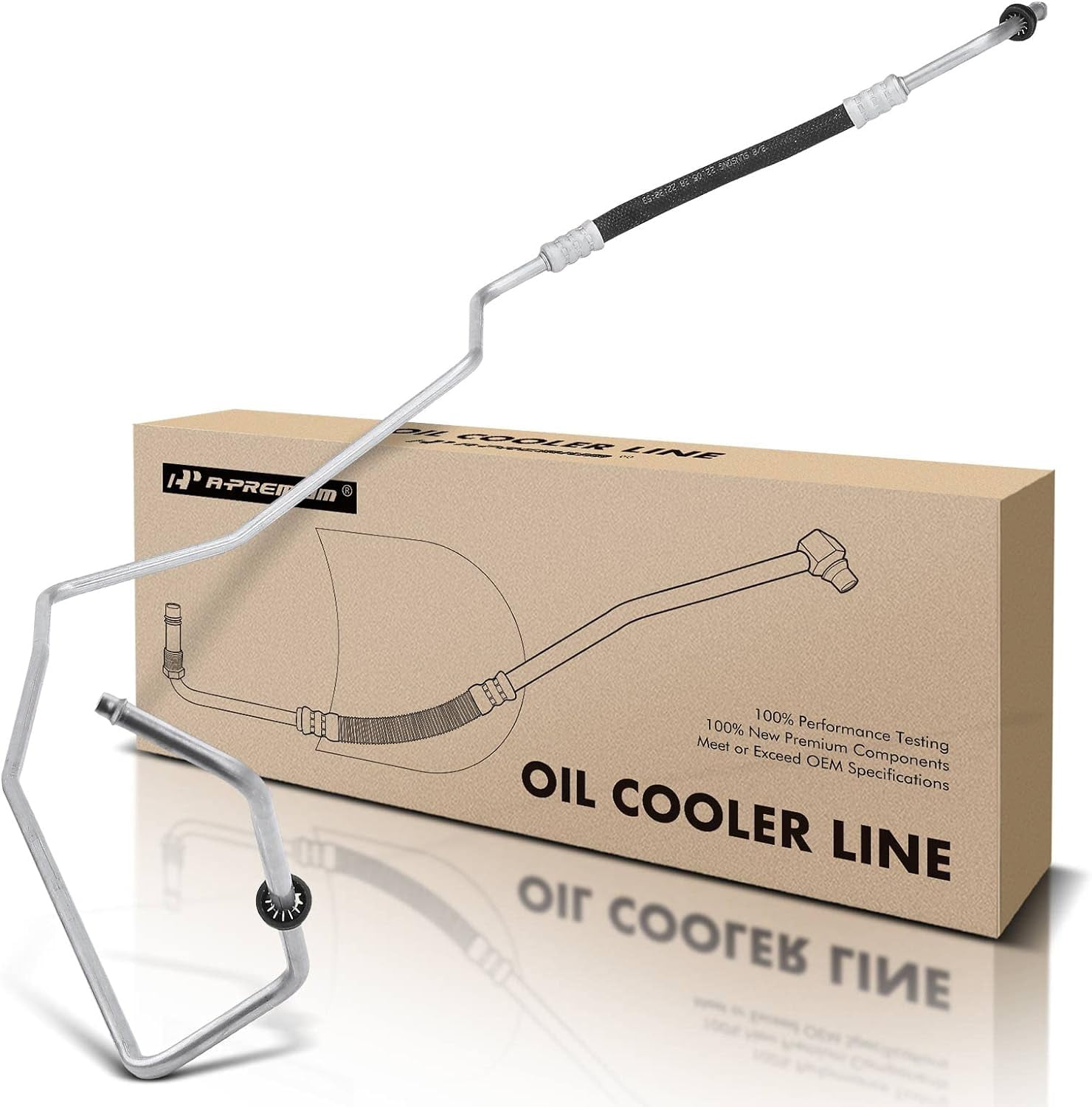A-Premium Automatic Transmission Oil Cooler Line Hose Assembly ...