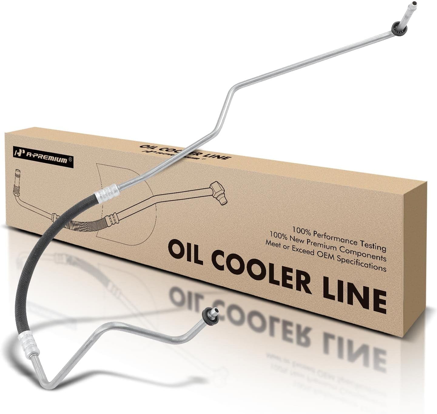 A-Premium Automatic Transmission Oil Cooler Line Hose Assembly ...