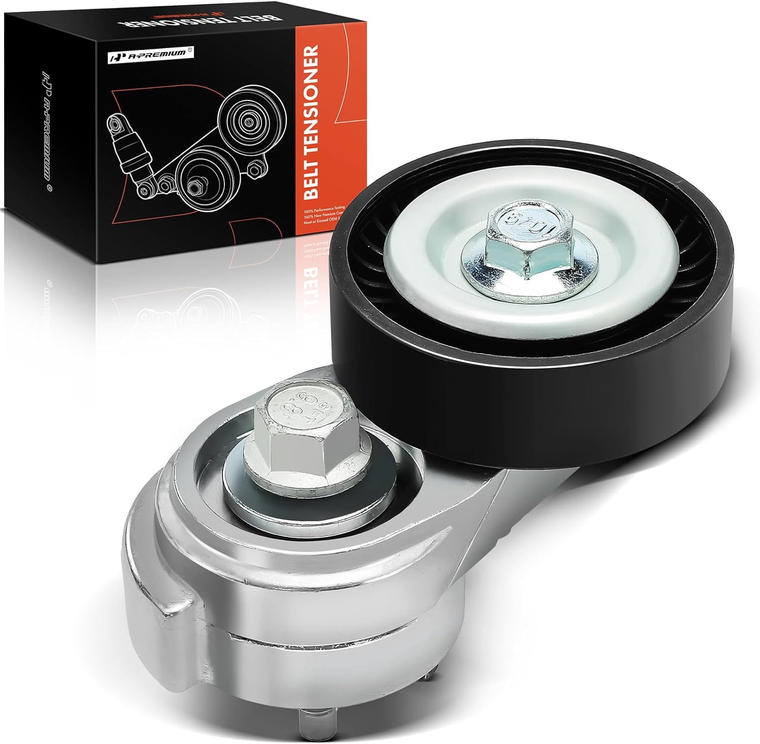 A-Premium Belt Tensioner Assembly with Pulley Compatible with Chevrolet ...