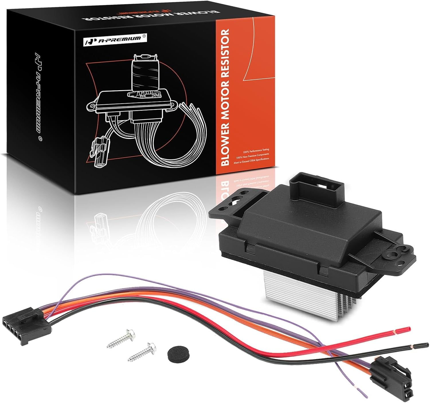 A-Premium Blower Motor Resistor Replacement, Compatible with Chevrolet ...