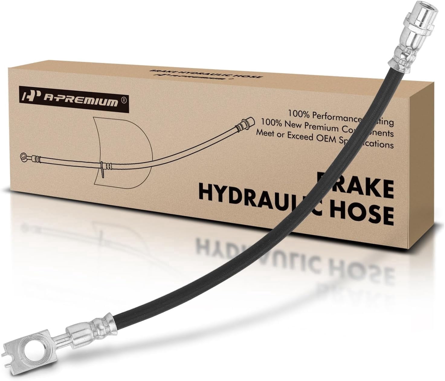 A-Premium Brake Hydraulic Hose Compatible with Audi and Volkswagen ...