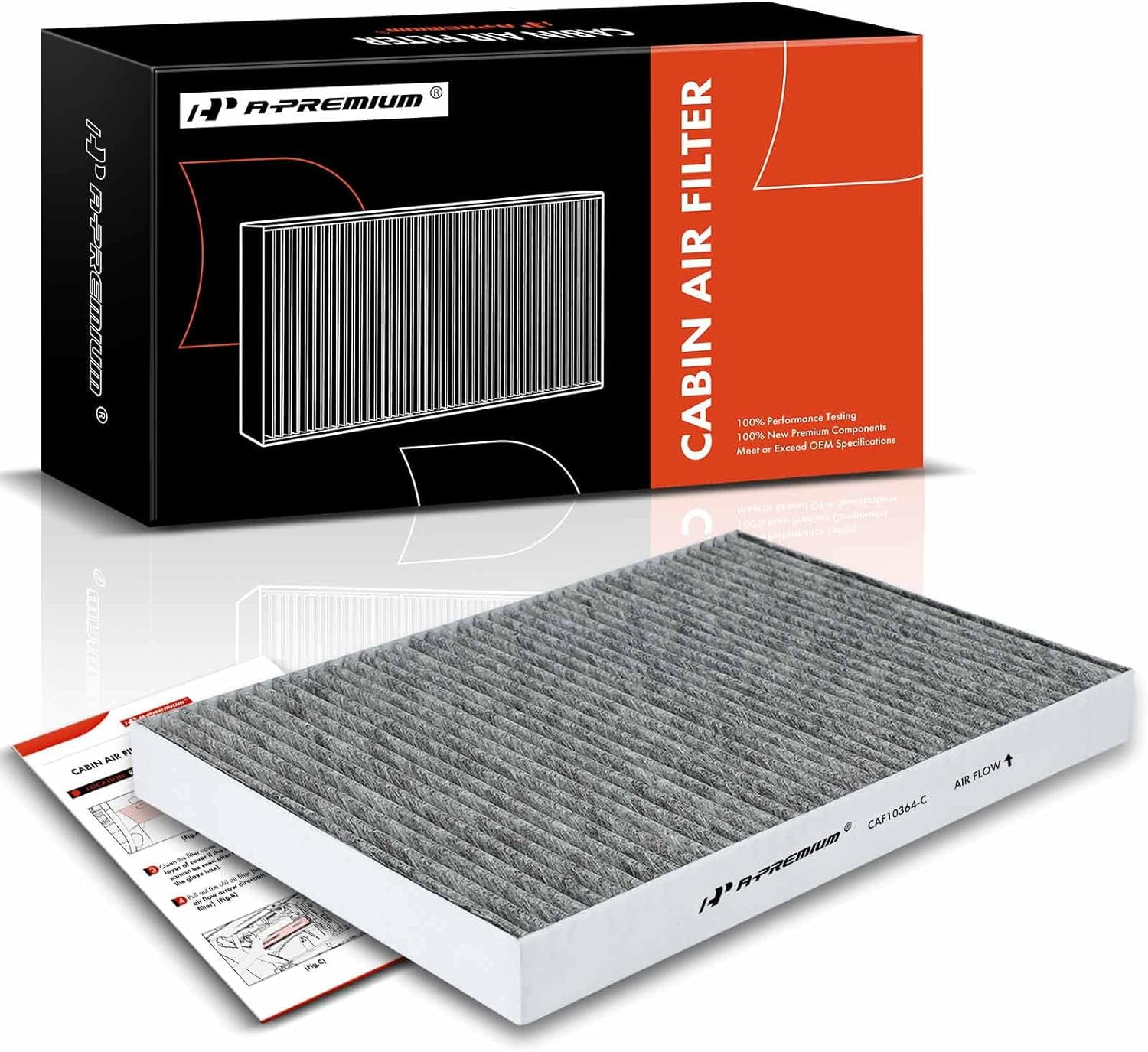 A-Premium Cabin Air Filter with Activated Carbon Compatible with Dodge ...