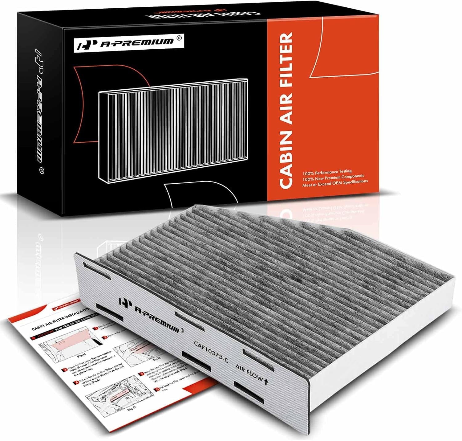 A-Premium Cabin Air Filter, Activated Carbon, Compatible with ...